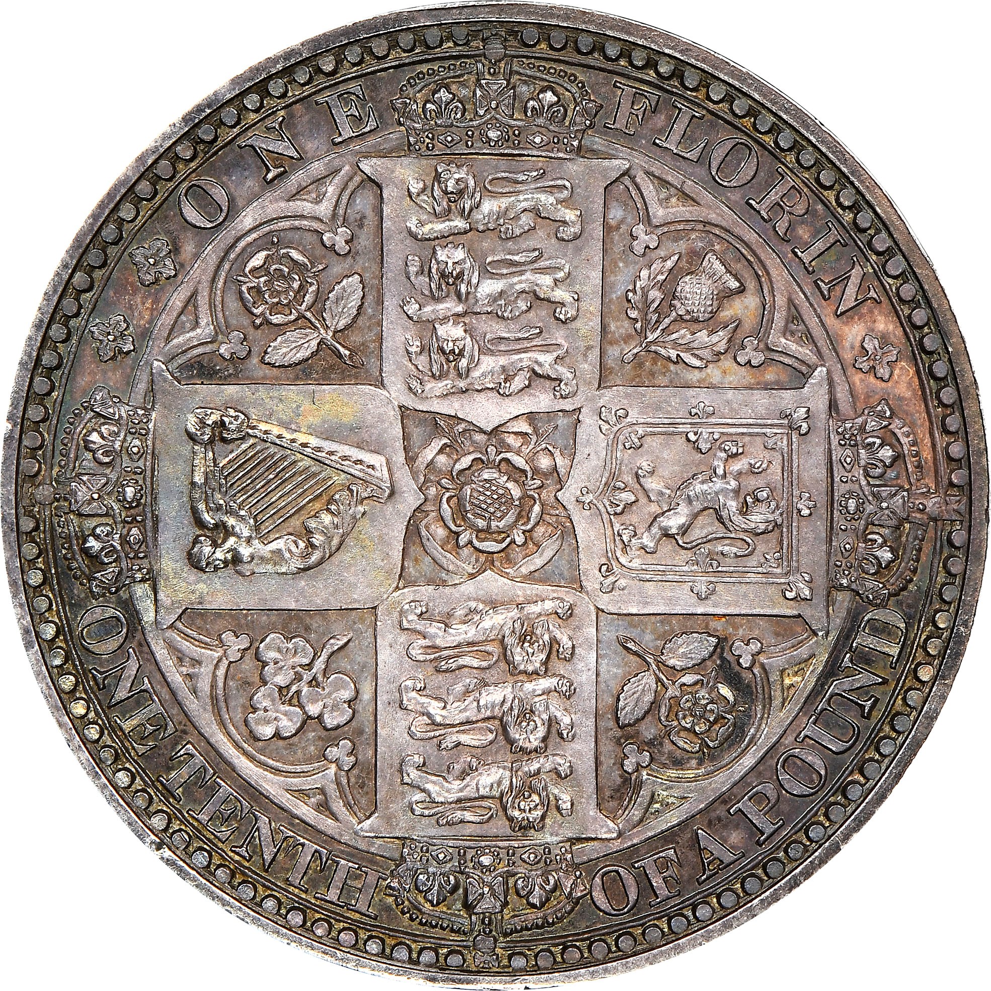 Great Britain Florin KM 745 Prices & Values | NGC
