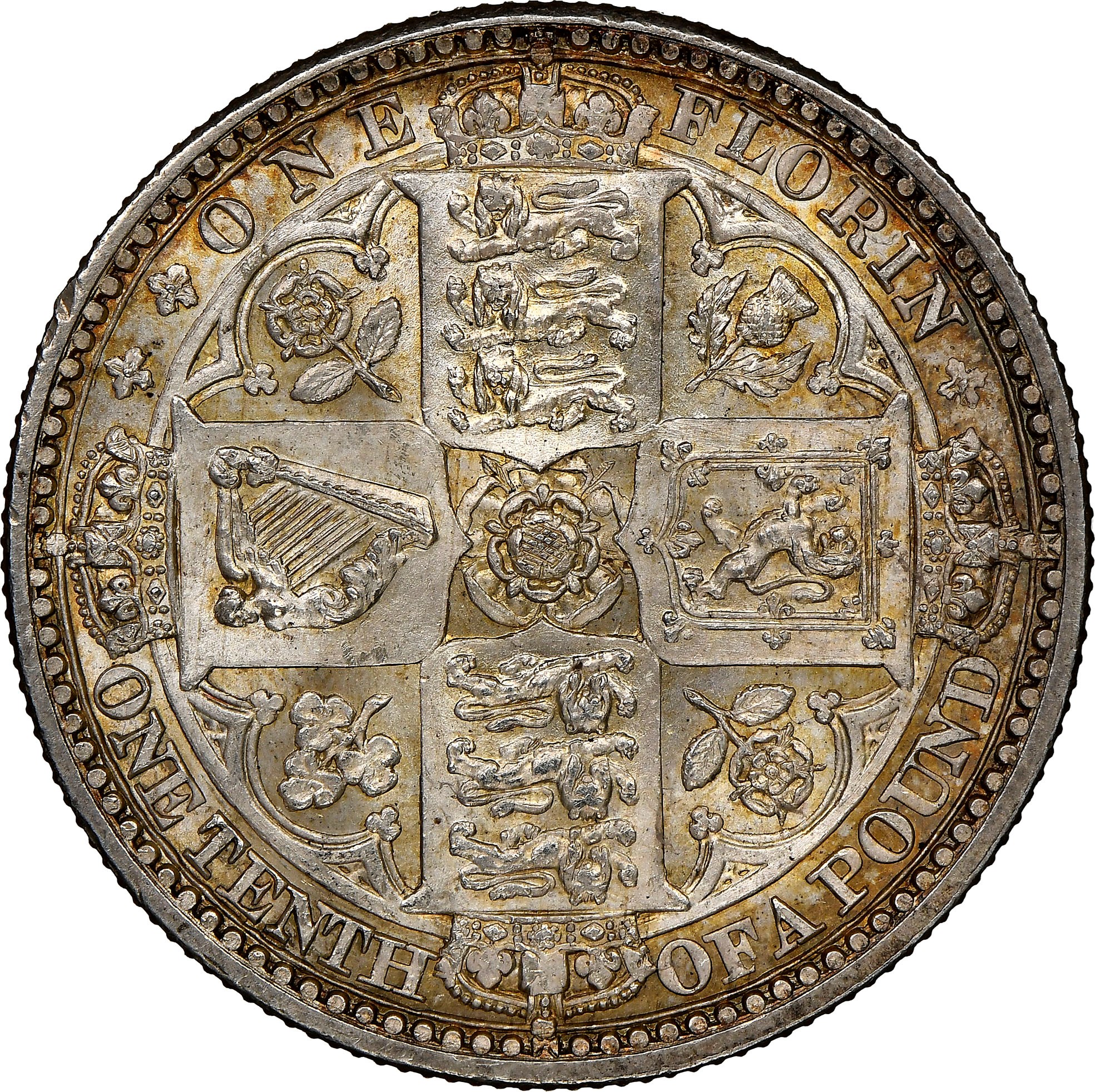Great Britain Florin KM 745 Prices & Values | NGC
