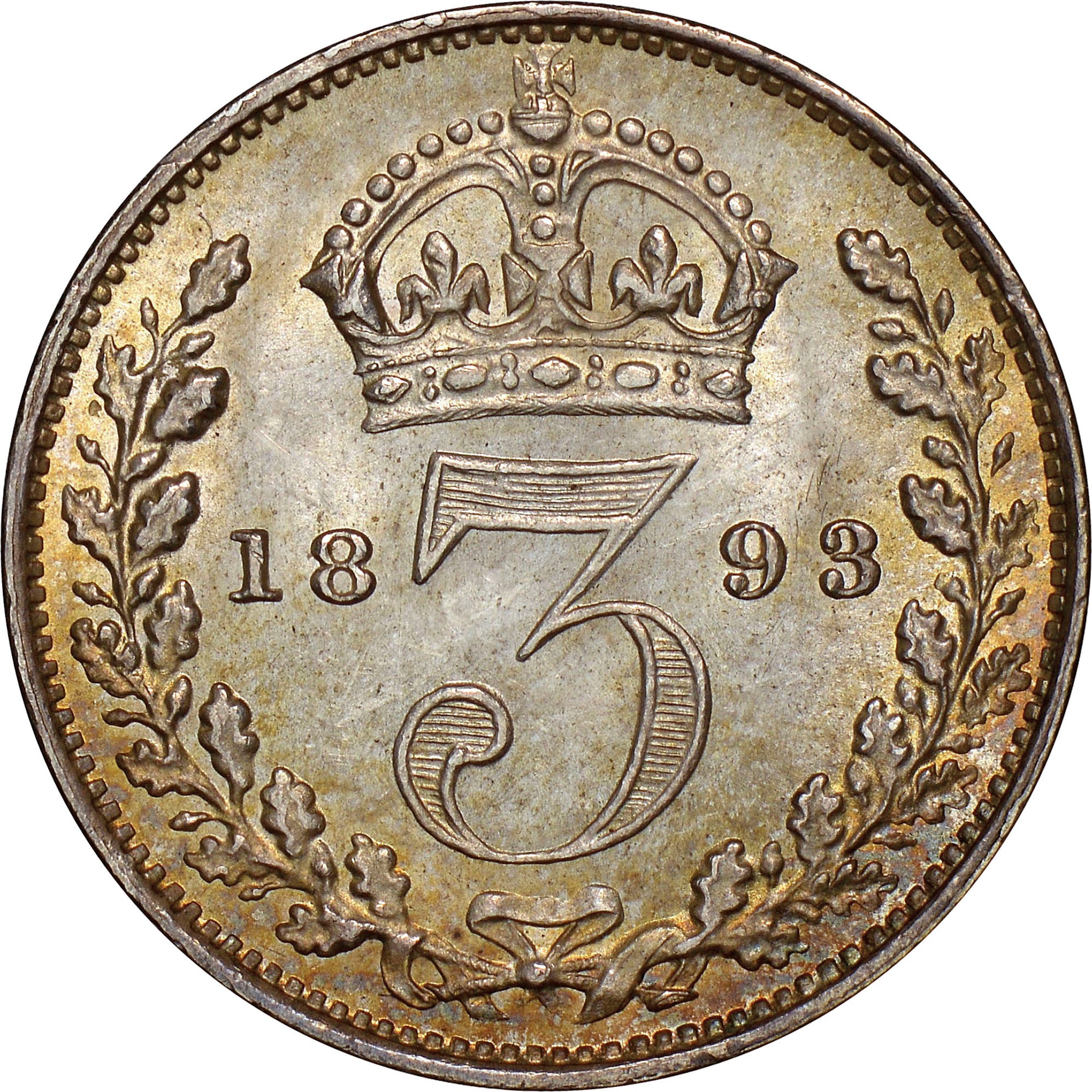 Great Britain 3 Pence KM 777 Prices & Values | NGC