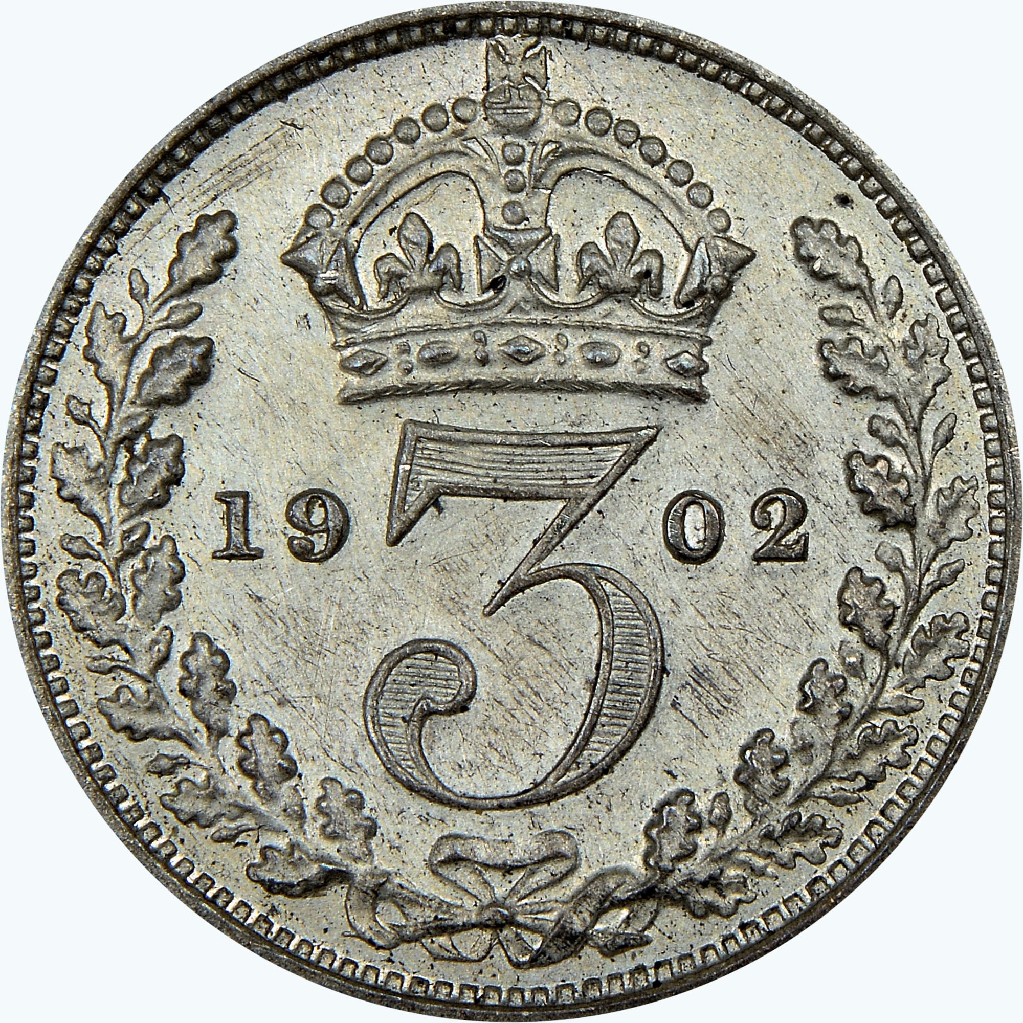 Great Britain 3 Pence KM 797.1 Prices & Values | NGC