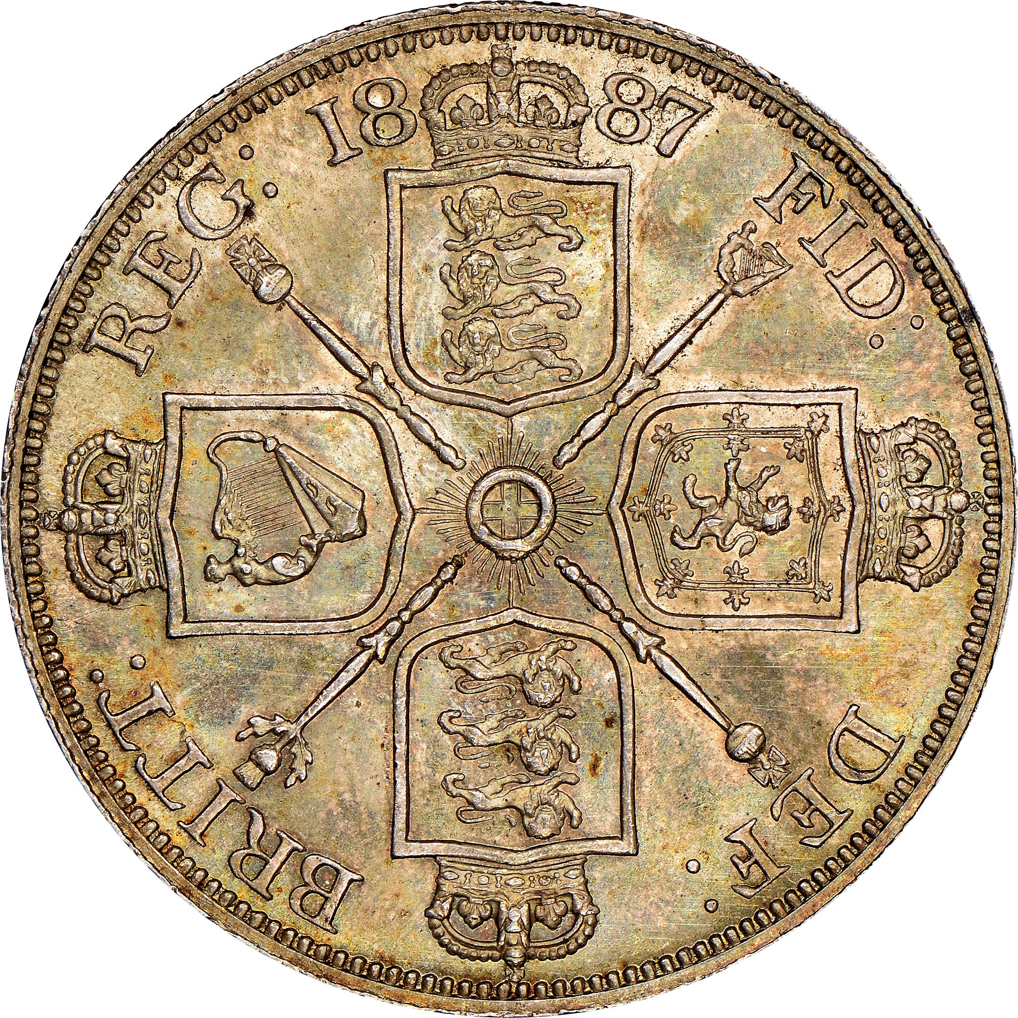 Great Britain Double Florin KM 763 Prices & Values | NGC