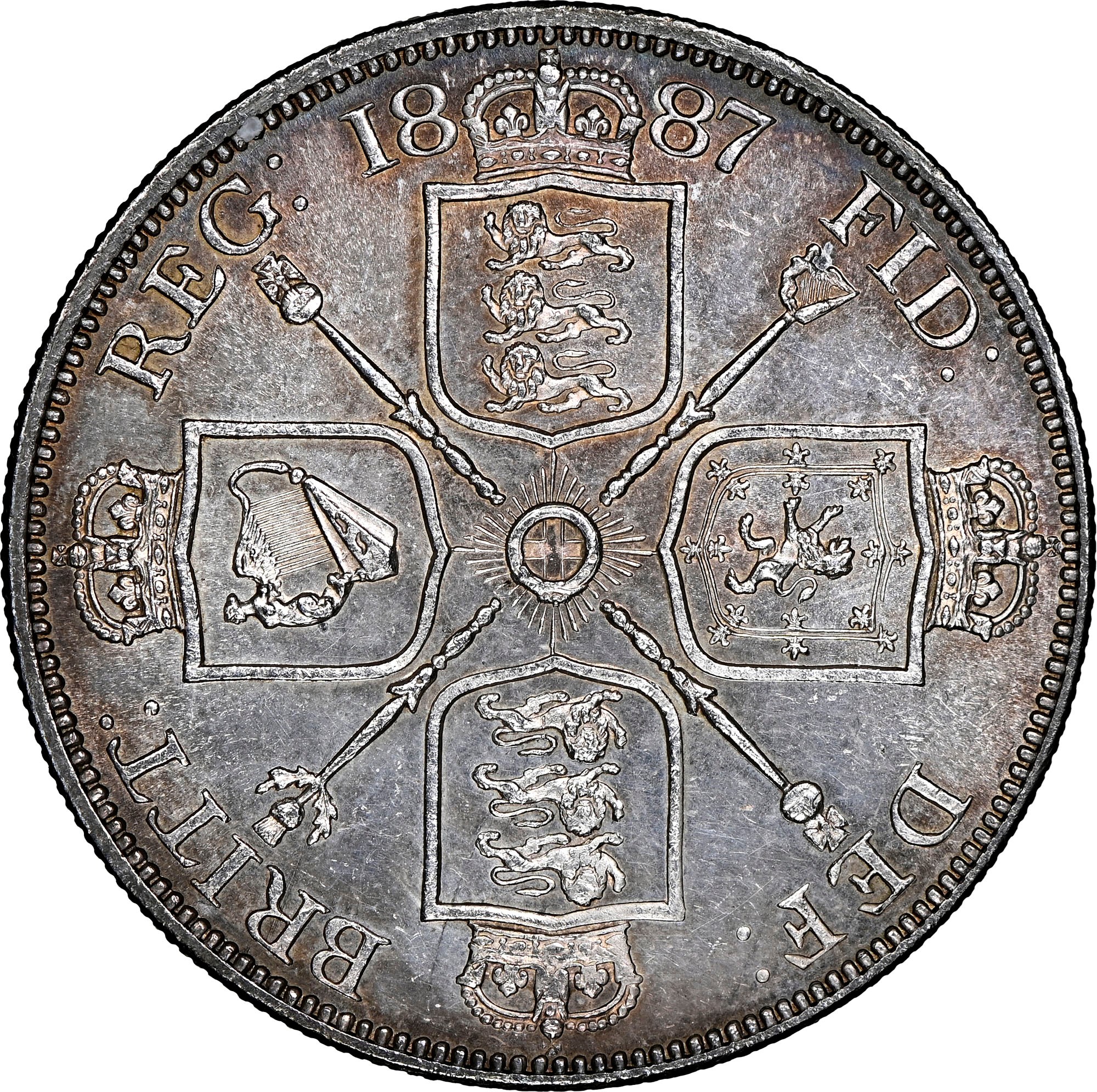 Great Britain Double Florin KM 763 Prices & Values | NGC