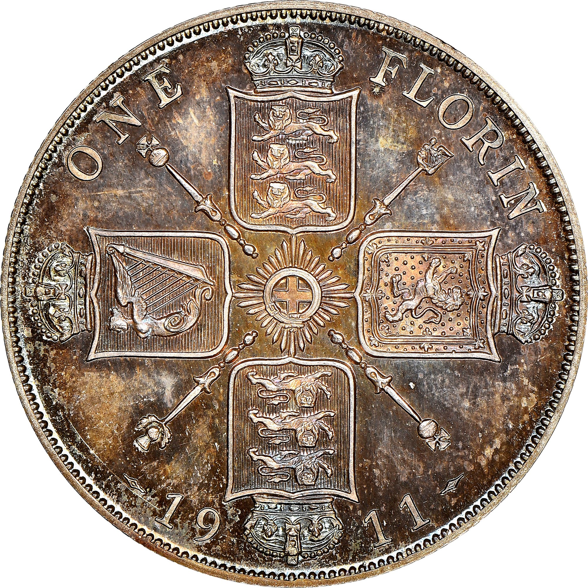 Great Britain Florin KM 817 Prices & Values | NGC