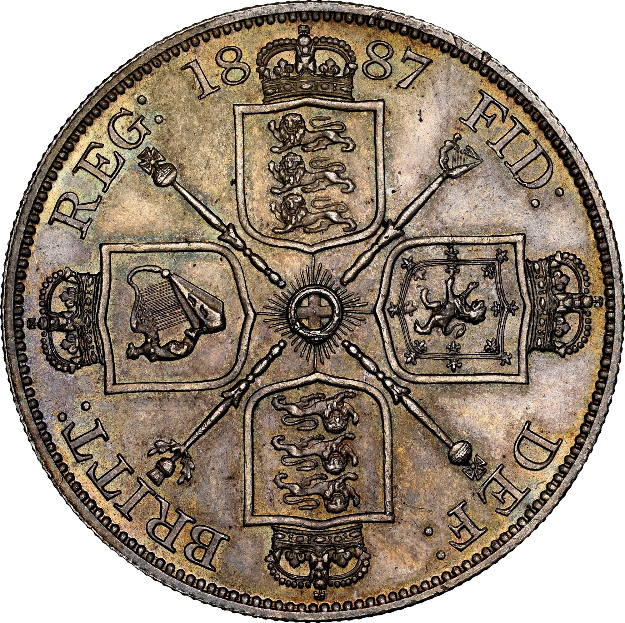Great Britain Double Florin KM 763 Prices & Values | NGC