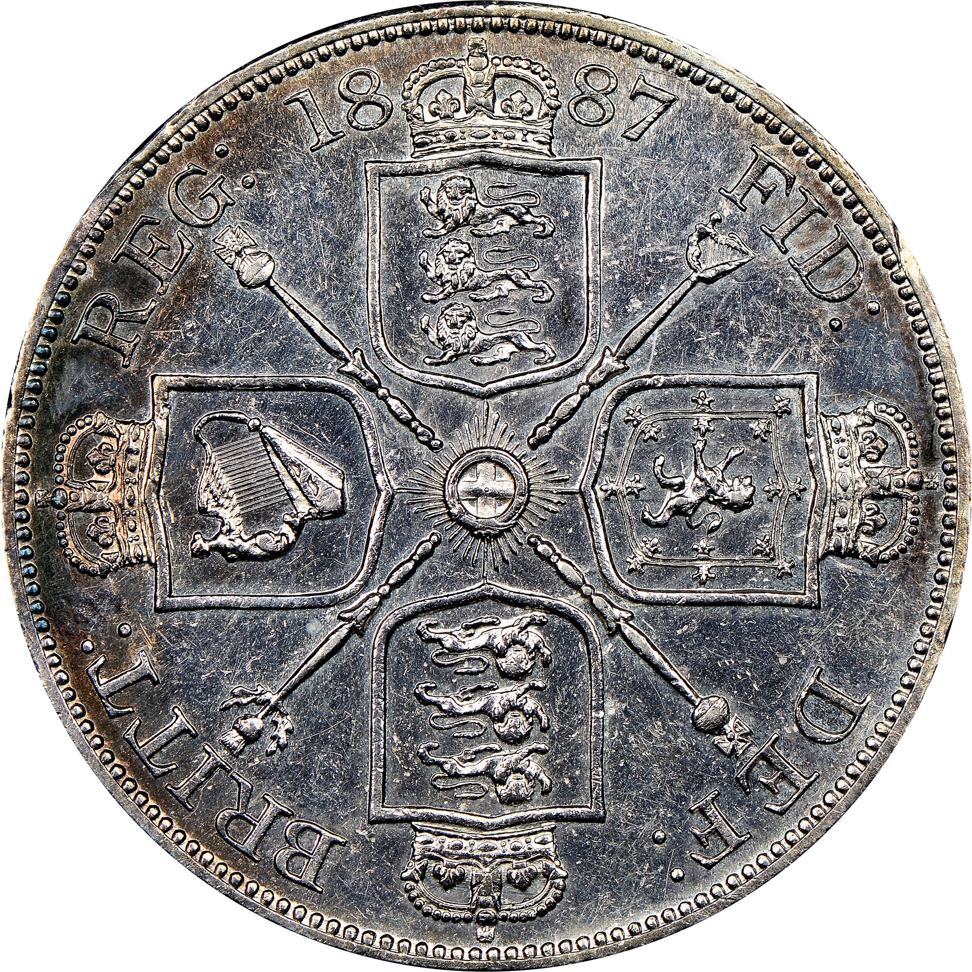 Great Britain Double Florin KM 763 Prices & Values | NGC