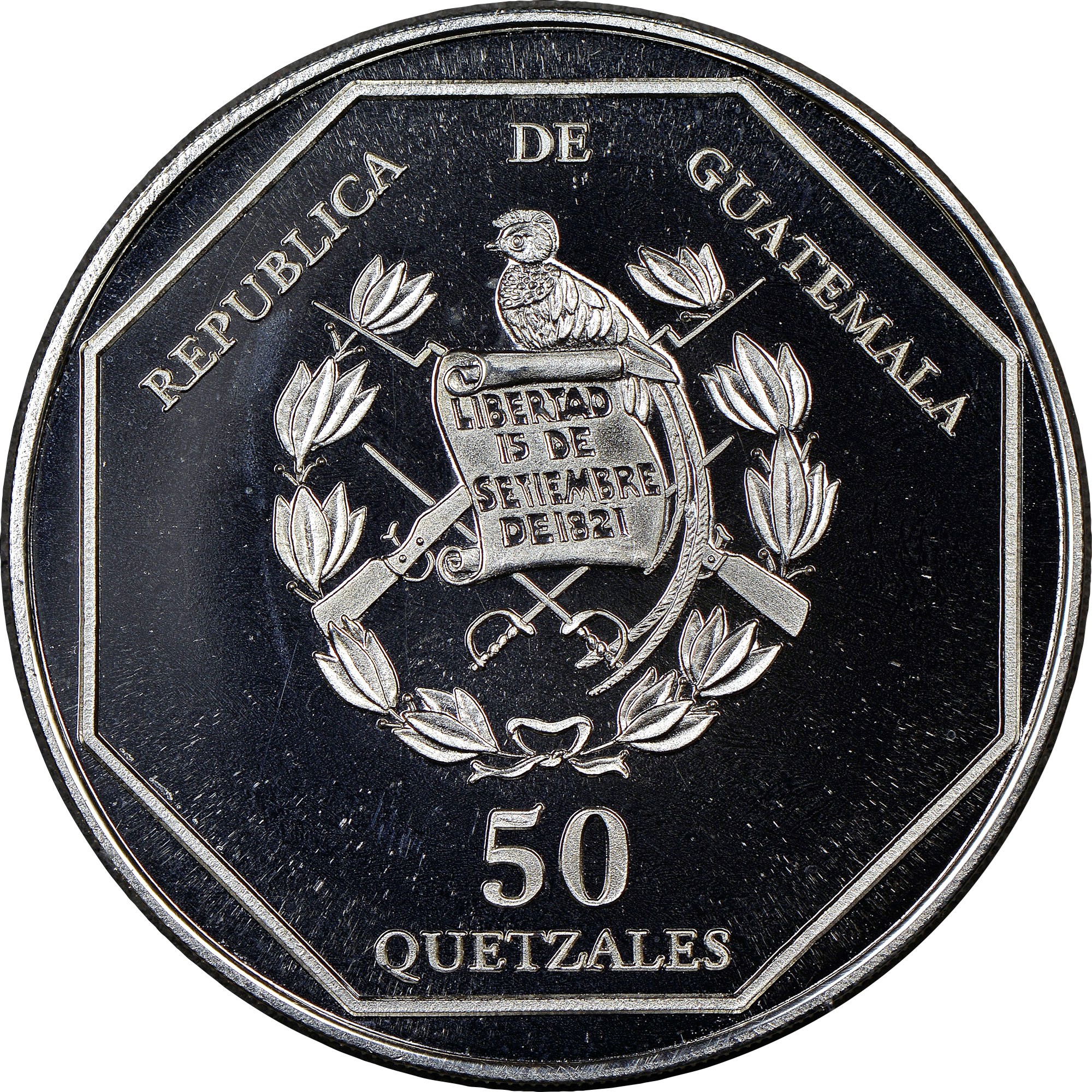 Guatemala 50 Quetzales X 3.1 Prices & Values | NGC