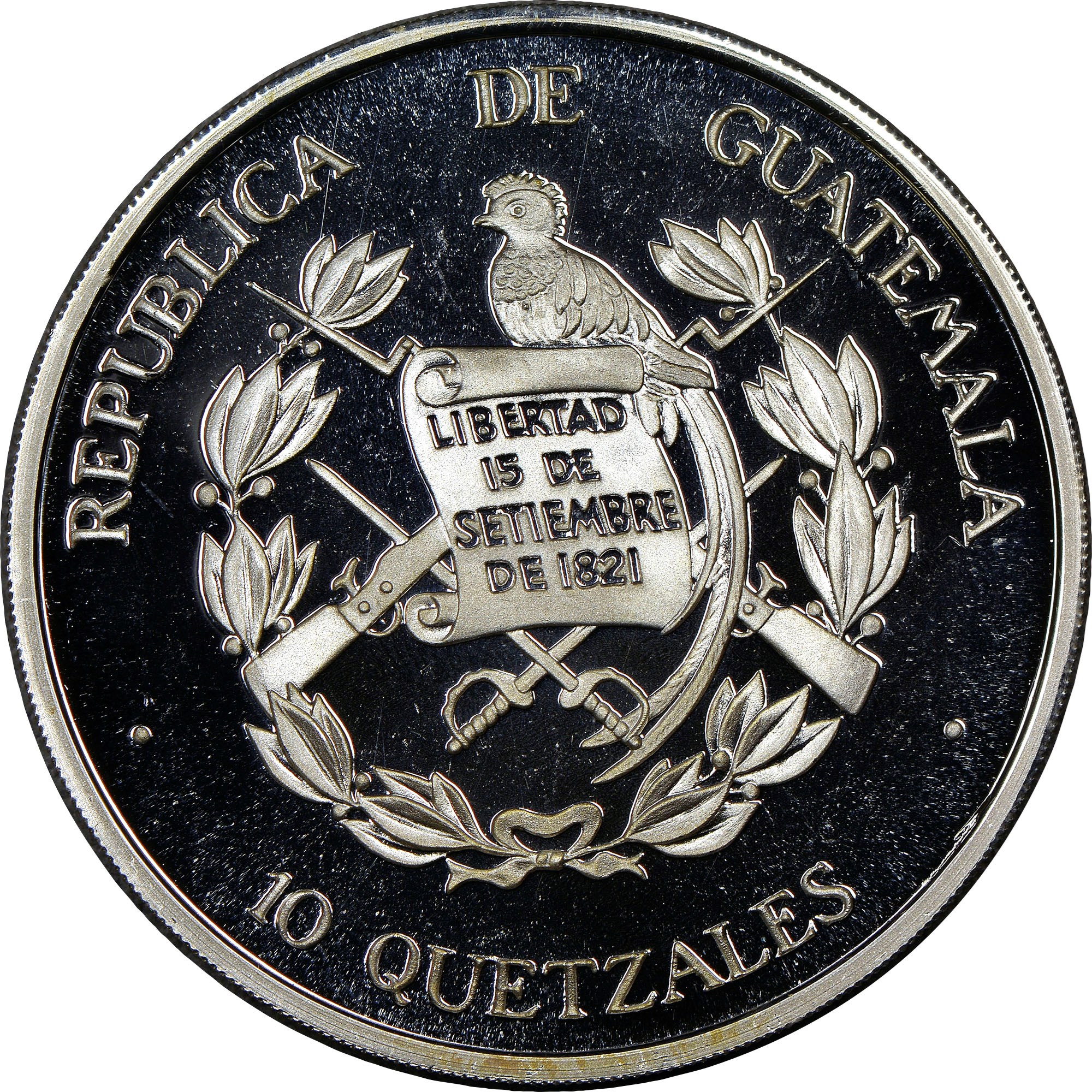 Guatemala 10 Quetzales X 2.1 Prices & Values | NGC