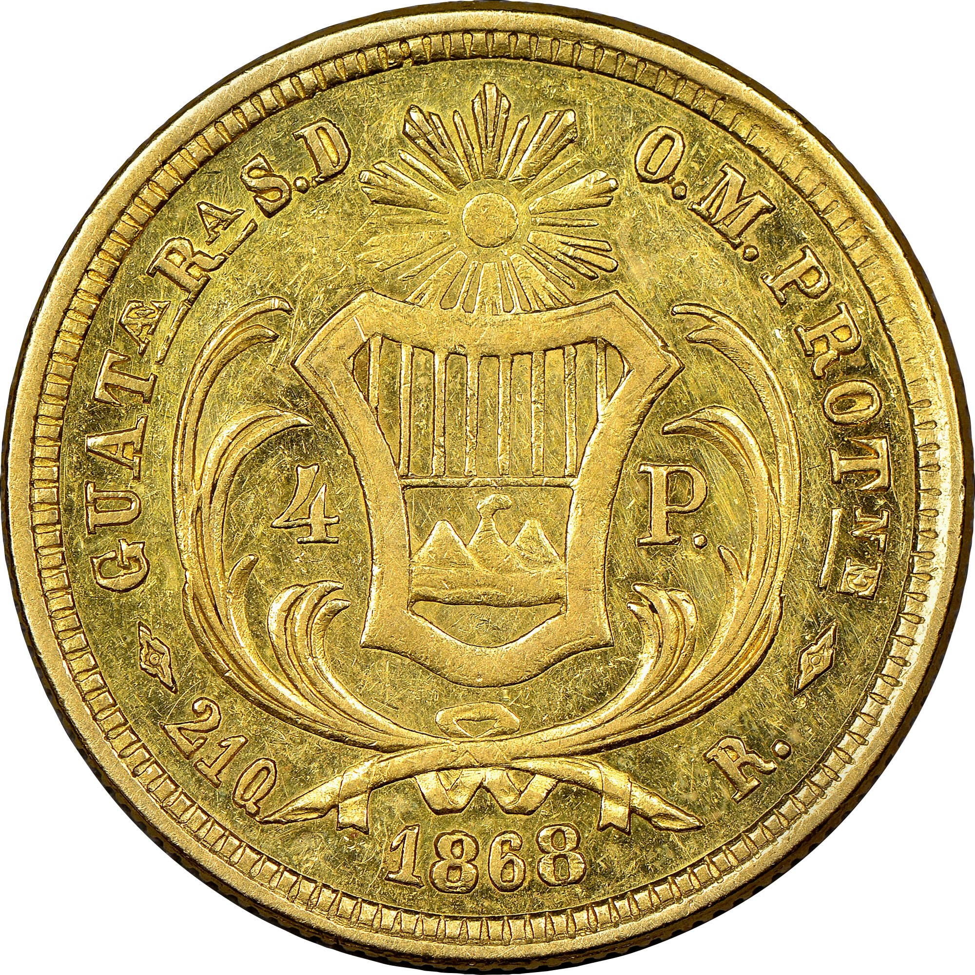Guatemala 4 Pesos KM 187 Prices & Values | NGC