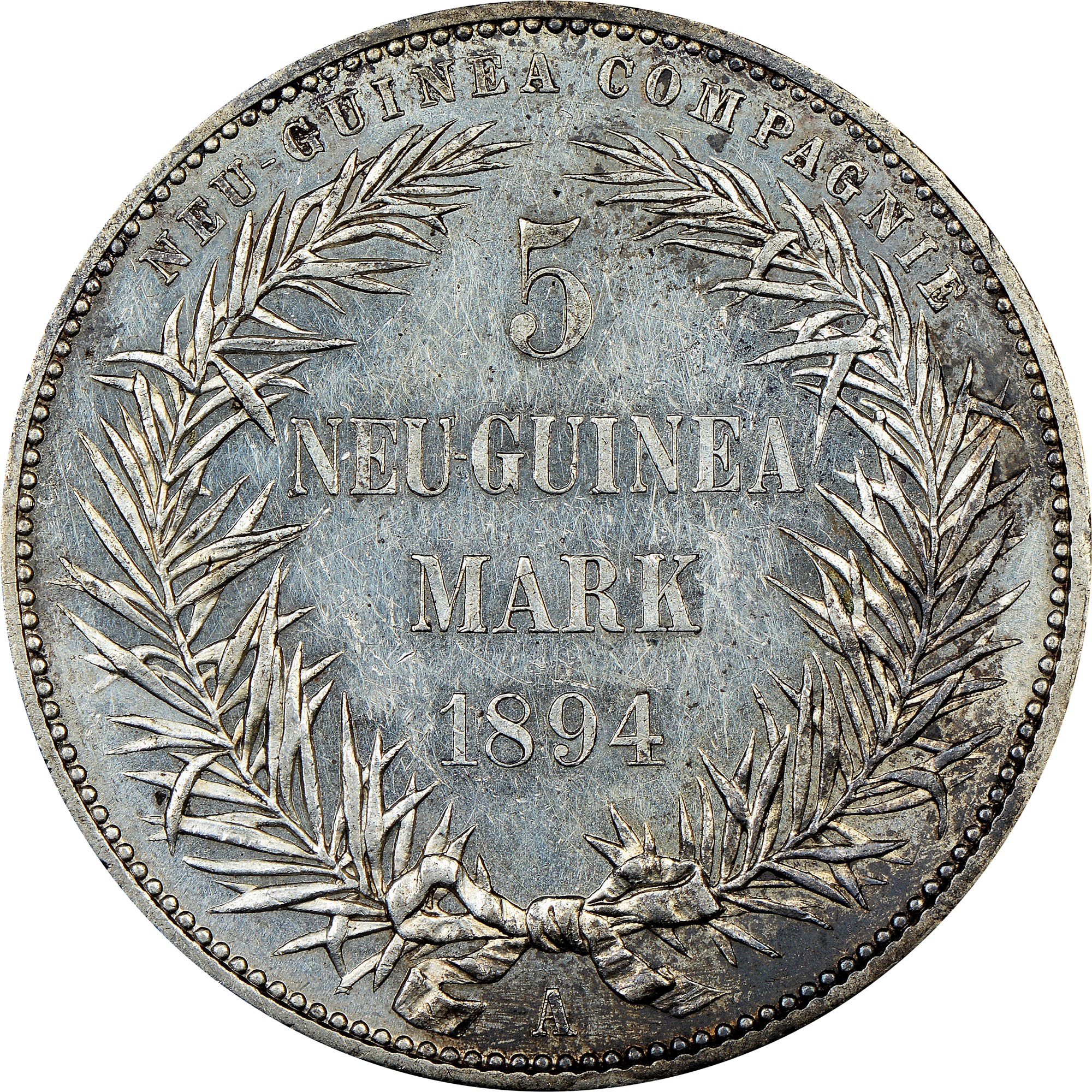 German New Guinea 5 Mark KM 7 Prices & Values | NGC