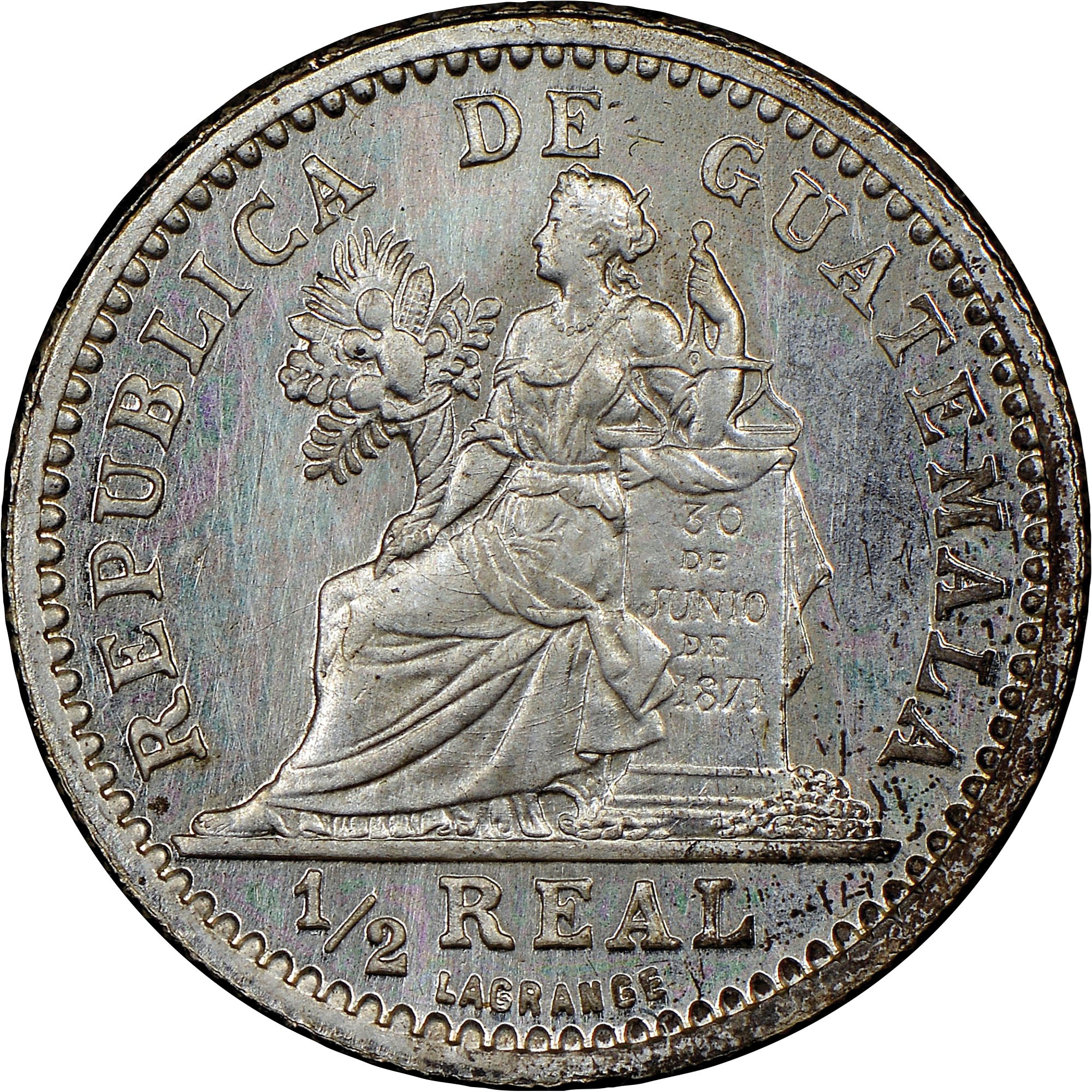Guatemala 1/2 Real KM 165 Prices & Values | NGC
