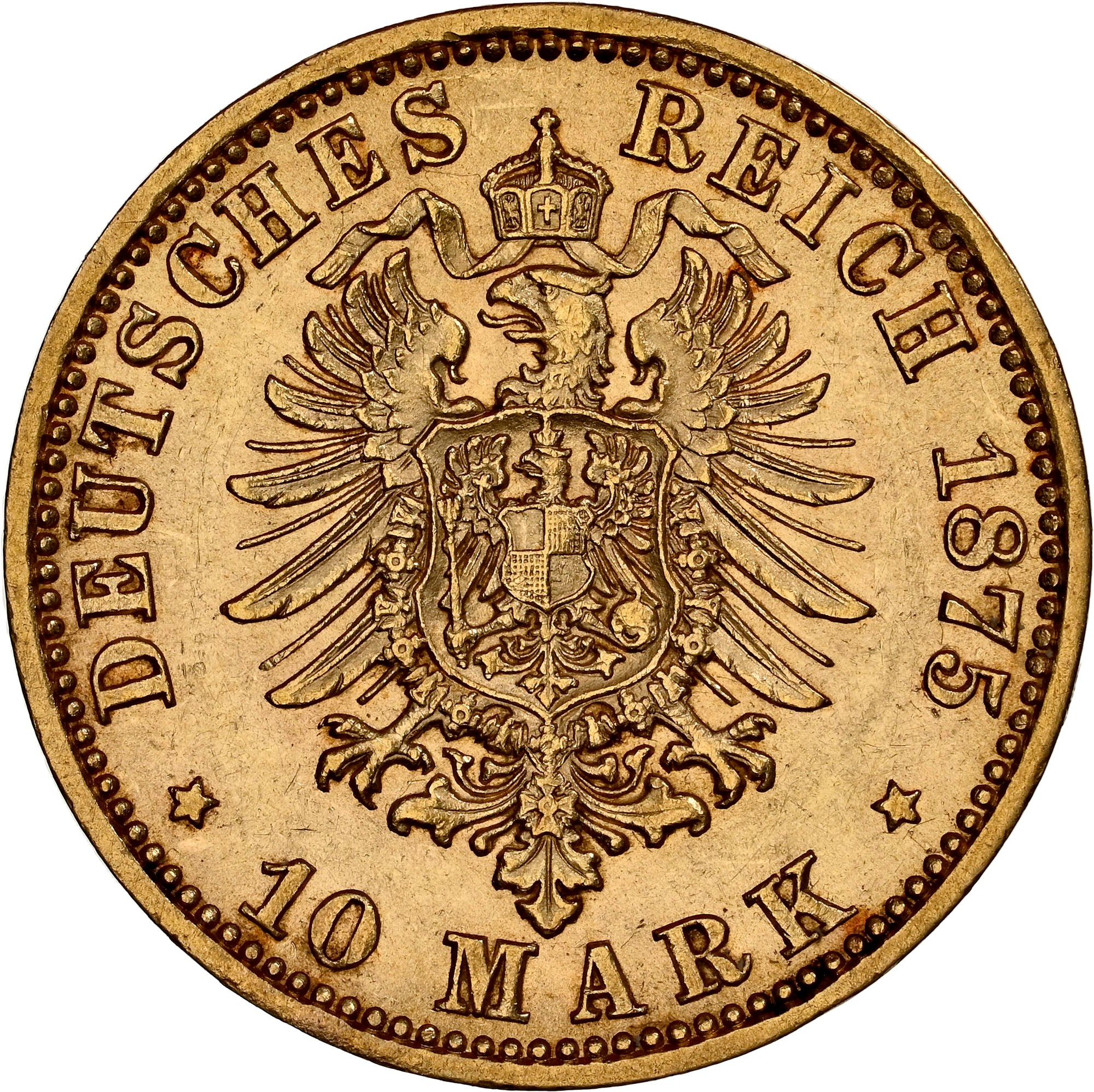 German States HAMBURG 10 Mark KM 600 Prices & Values | NGC