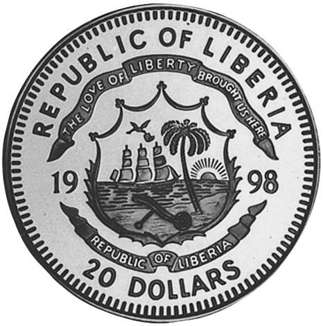 Liberia 20 Dollars KM 342 Prices & Values | NGC