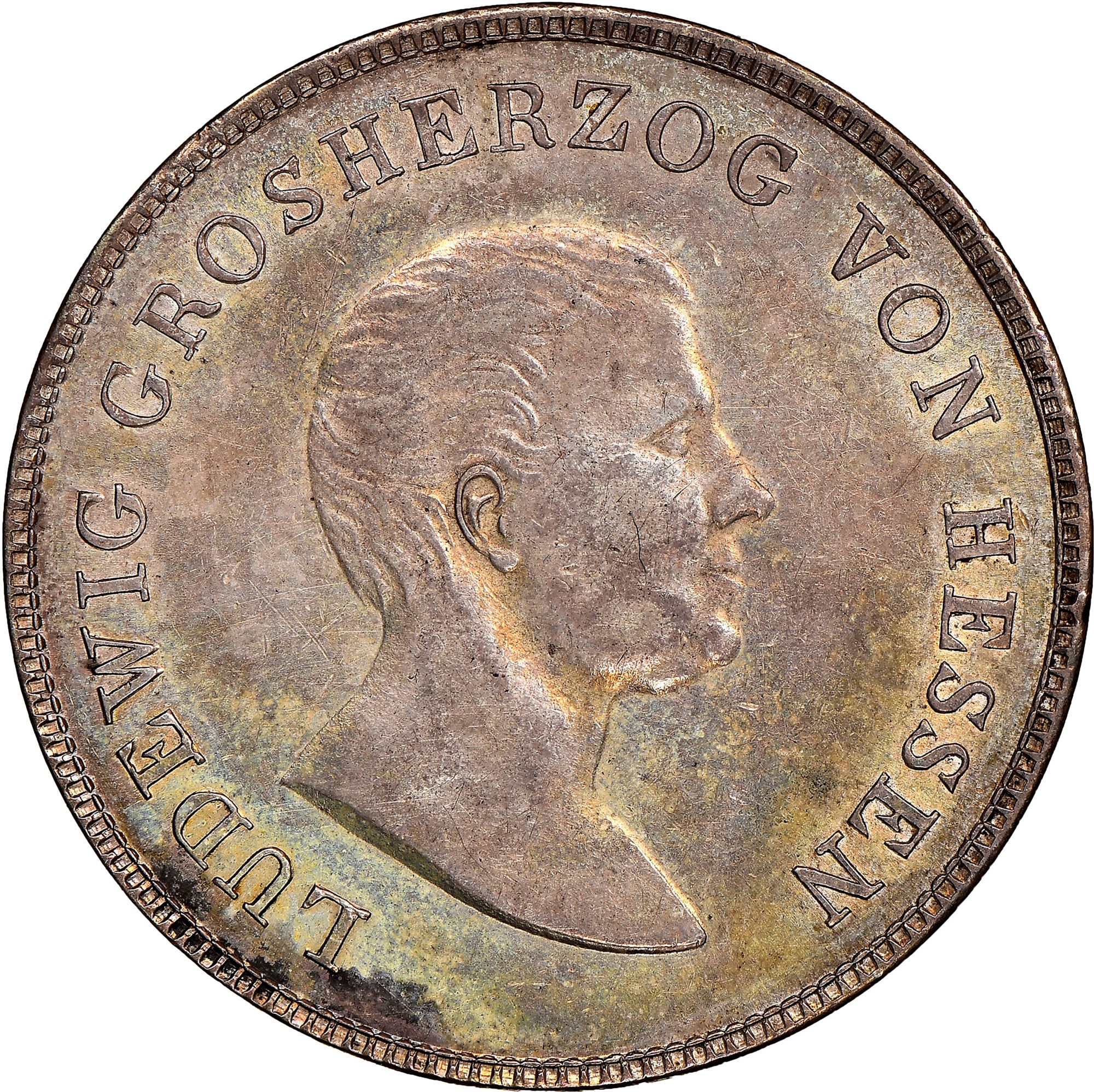 German States HESSE-DARMSTADT Thaler KM 292 Prices & Values | NGC