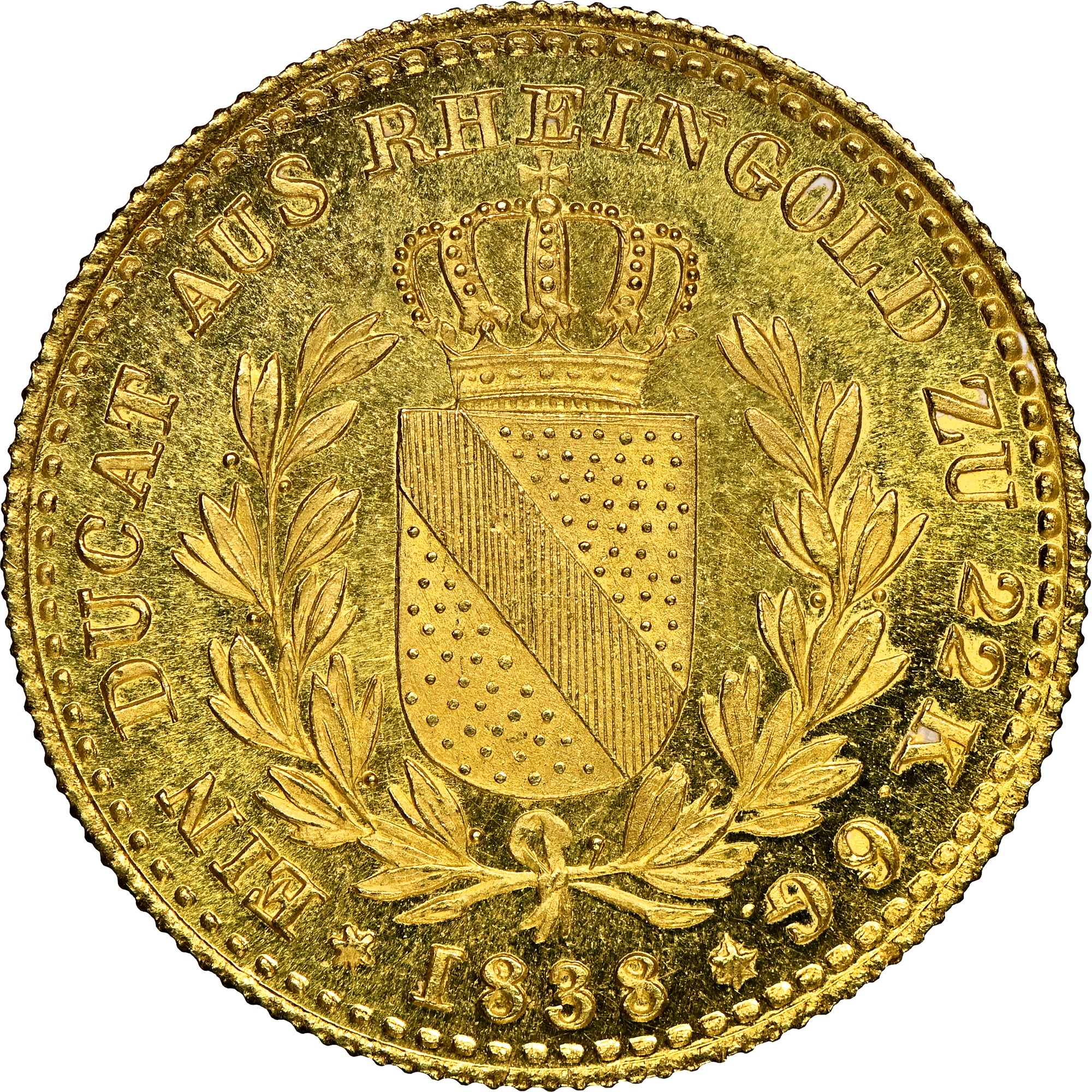 German States BADEN Ducat KM 208 Prices & Values | NGC