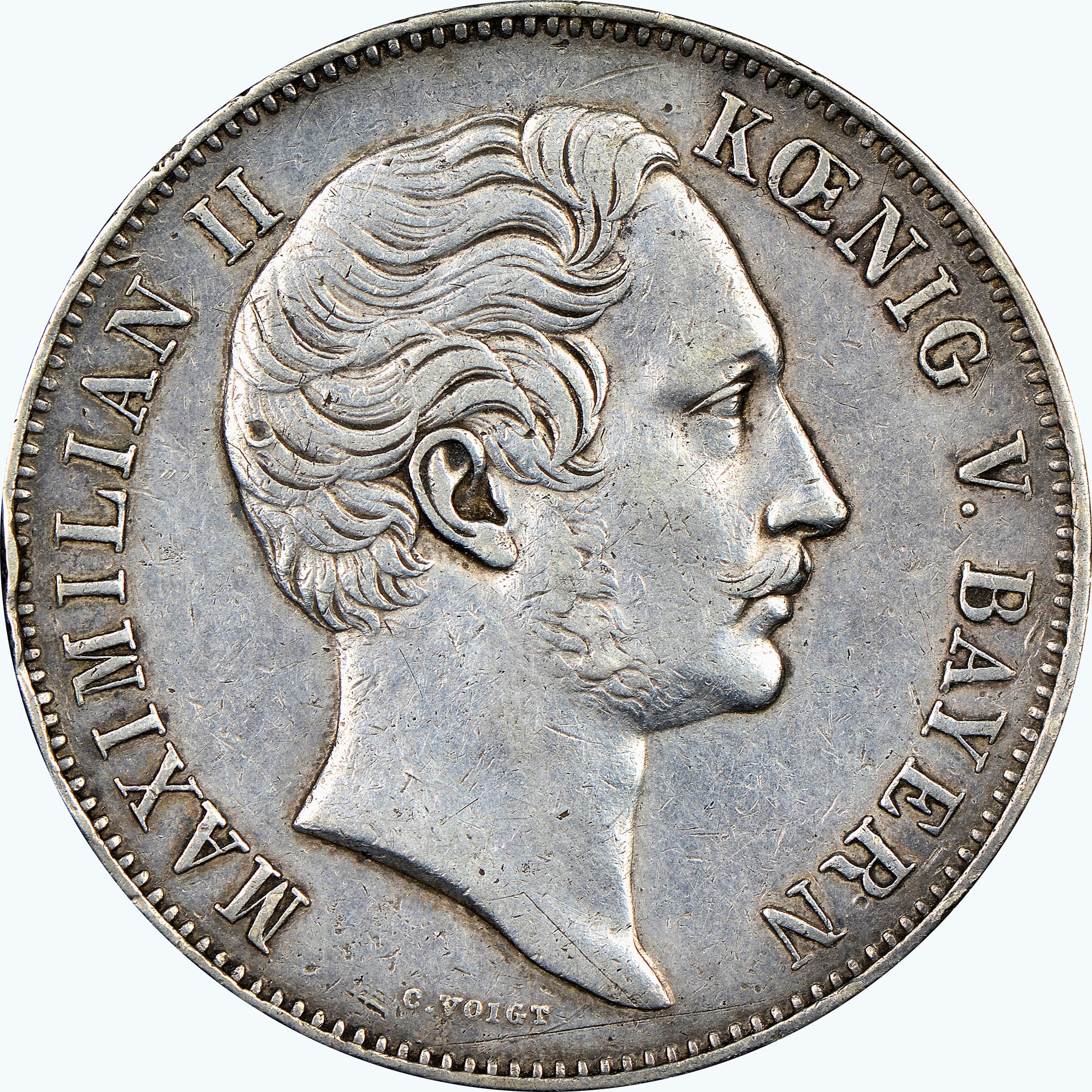 German States BAVARIA 2 Thaler KM 837 Prices & Values | NGC