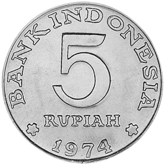 Indonesia 5 Rupiah KM 37 Prices & Values | NGC