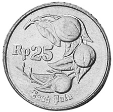 Indonesia 25 Rupiah KM 55 Prices & Values | NGC