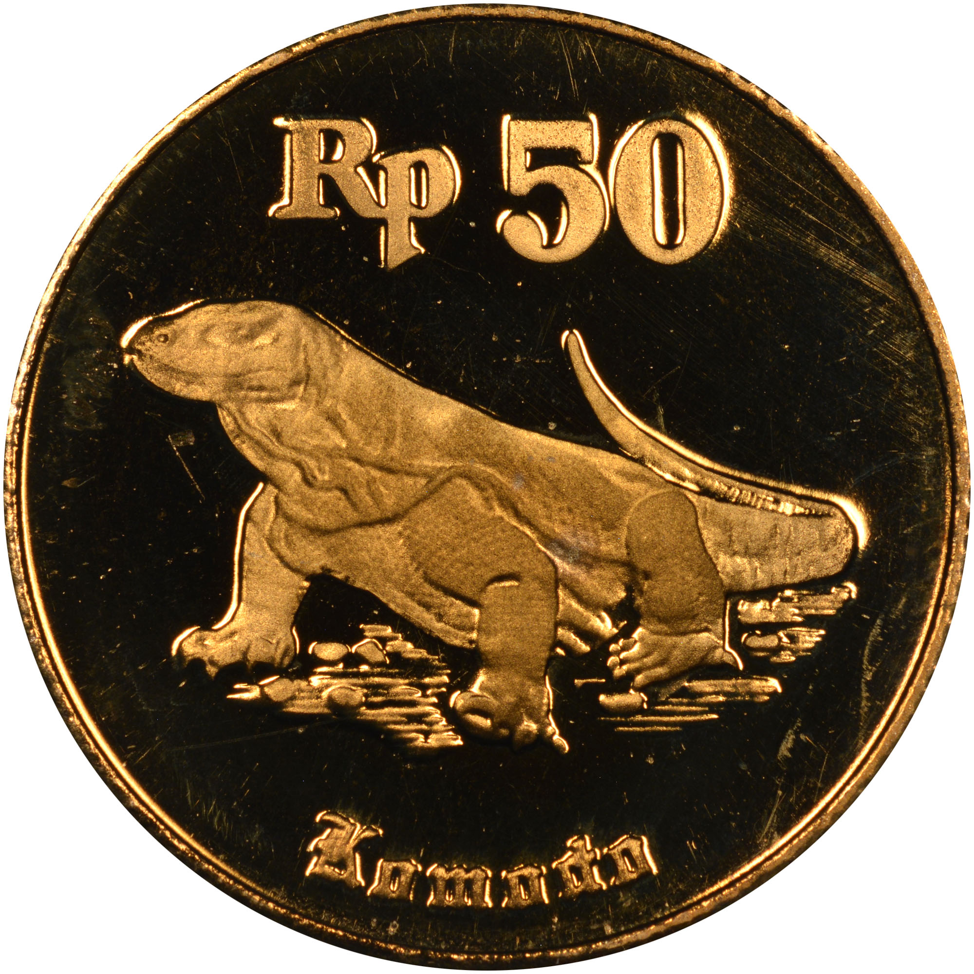 Indonesia 50 Rupiah KM 52 Prices & Values | NGC