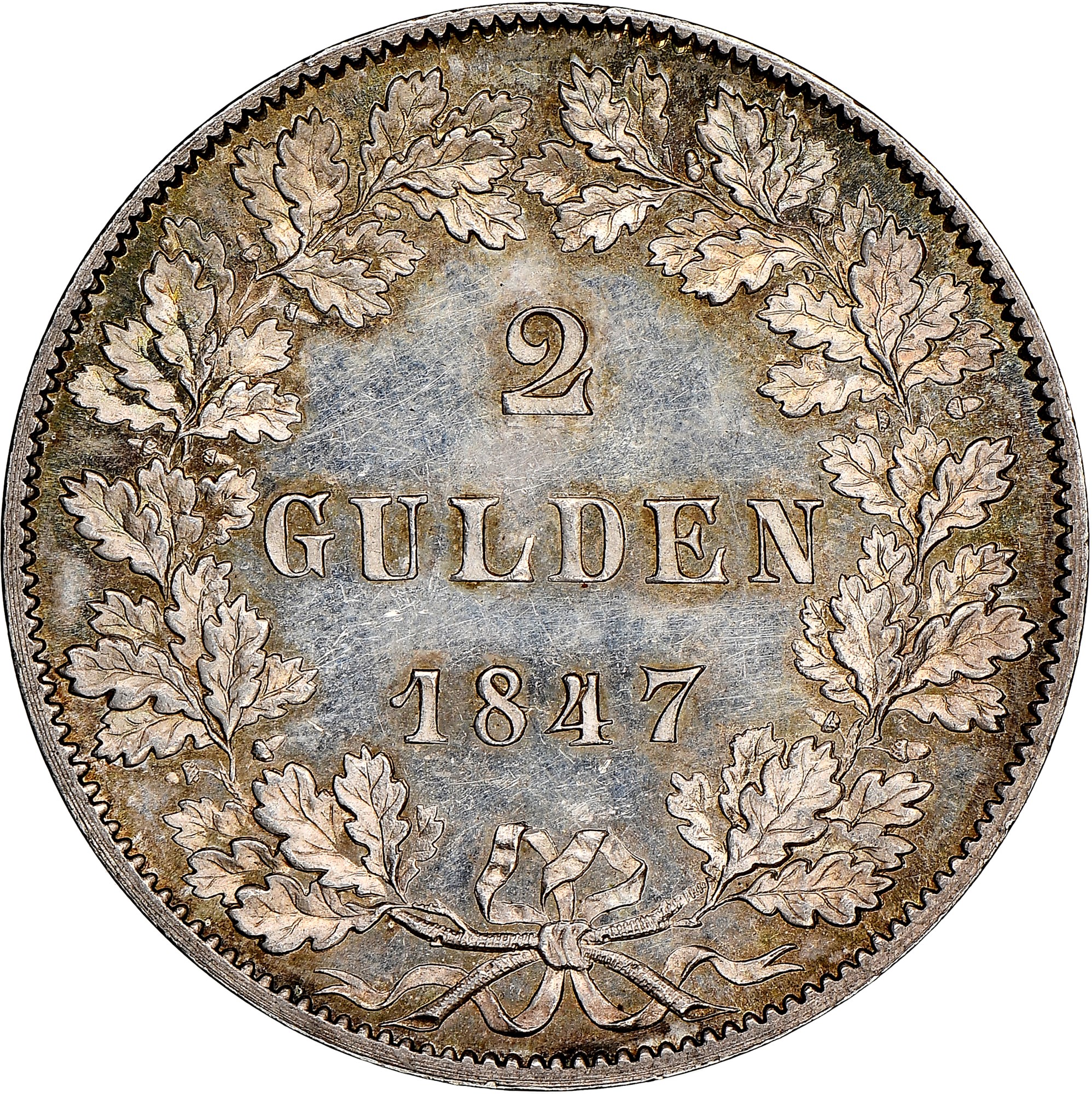 German States FRANKFURT AM MAIN 2 Gulden KM 333 Prices & Values | NGC