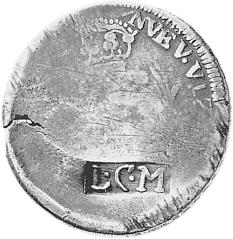 War Of Independence ROYALIST COUNTERMARKED COINAGE 8 Reales KM 194.6 P