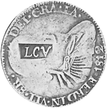 War Of Independence ROYALIST COUNTERMARKED COINAGE 8 Reales KM 199 Pri