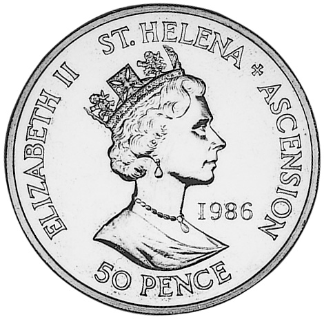 Saint Helena & Ascension 50 Pence KM 8 Prices & Values | NGC