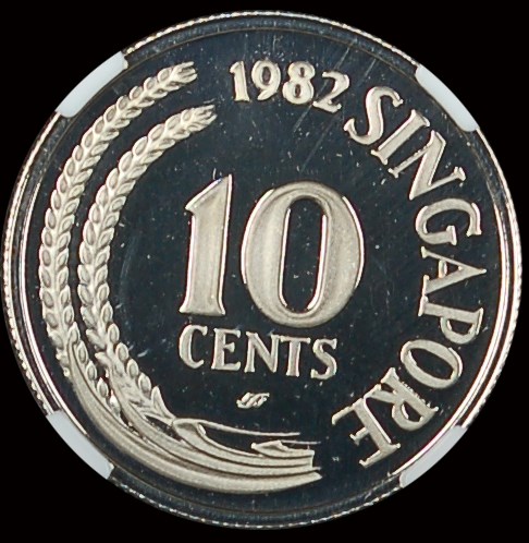 Singapore 10 Cents KM 3 Prices & Values | NGC