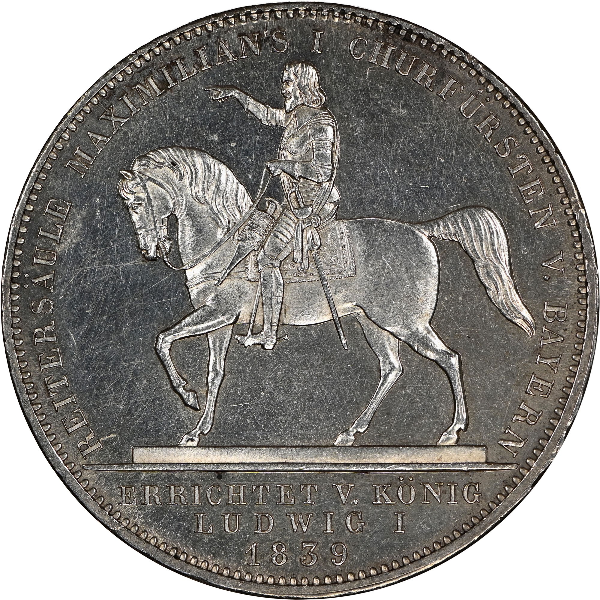 German States BAVARIA 2 Thaler KM 804 Prices & Values | NGC