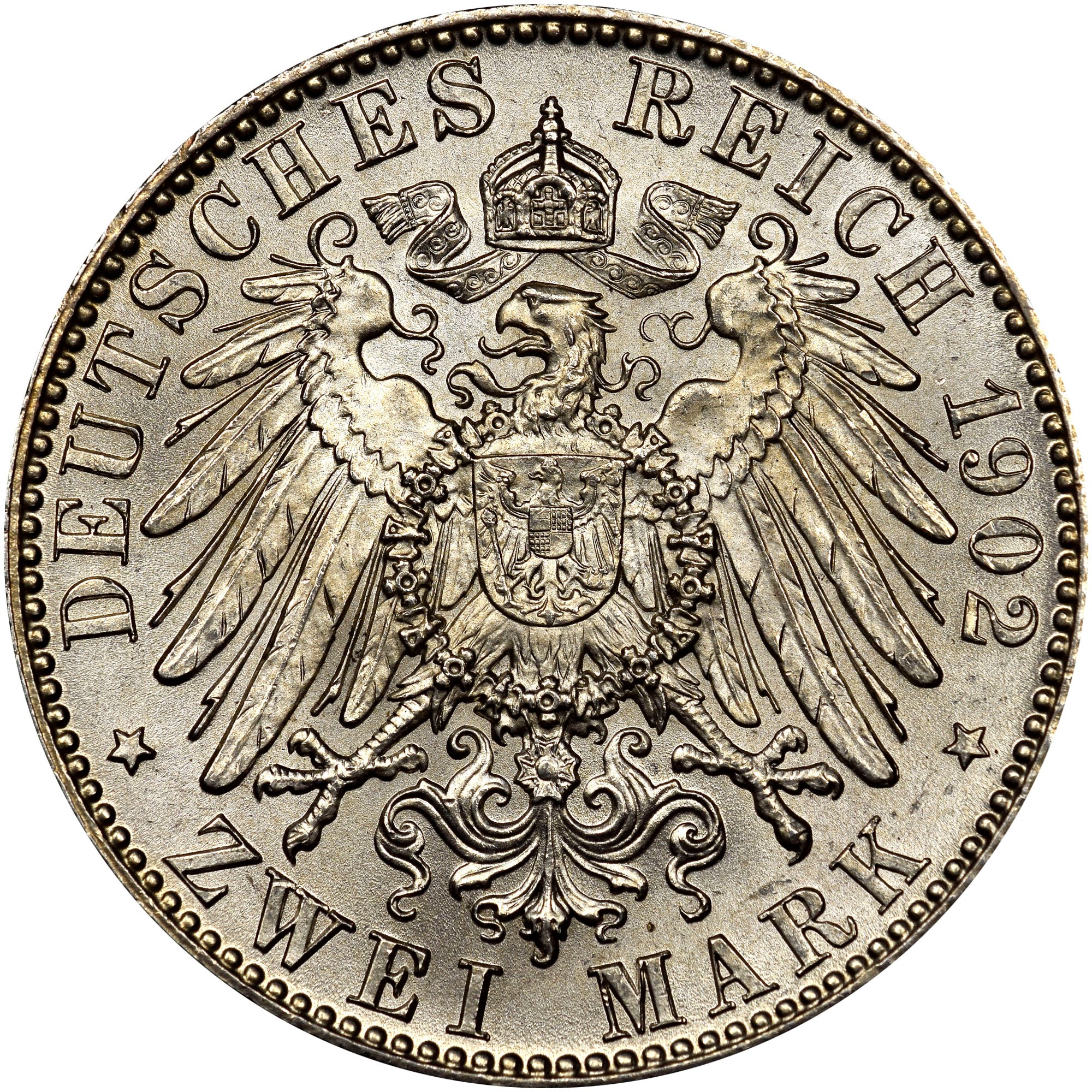 German States SAXONY-ALBERTINE 2 Mark KM 1255 Prices & Values | NGC