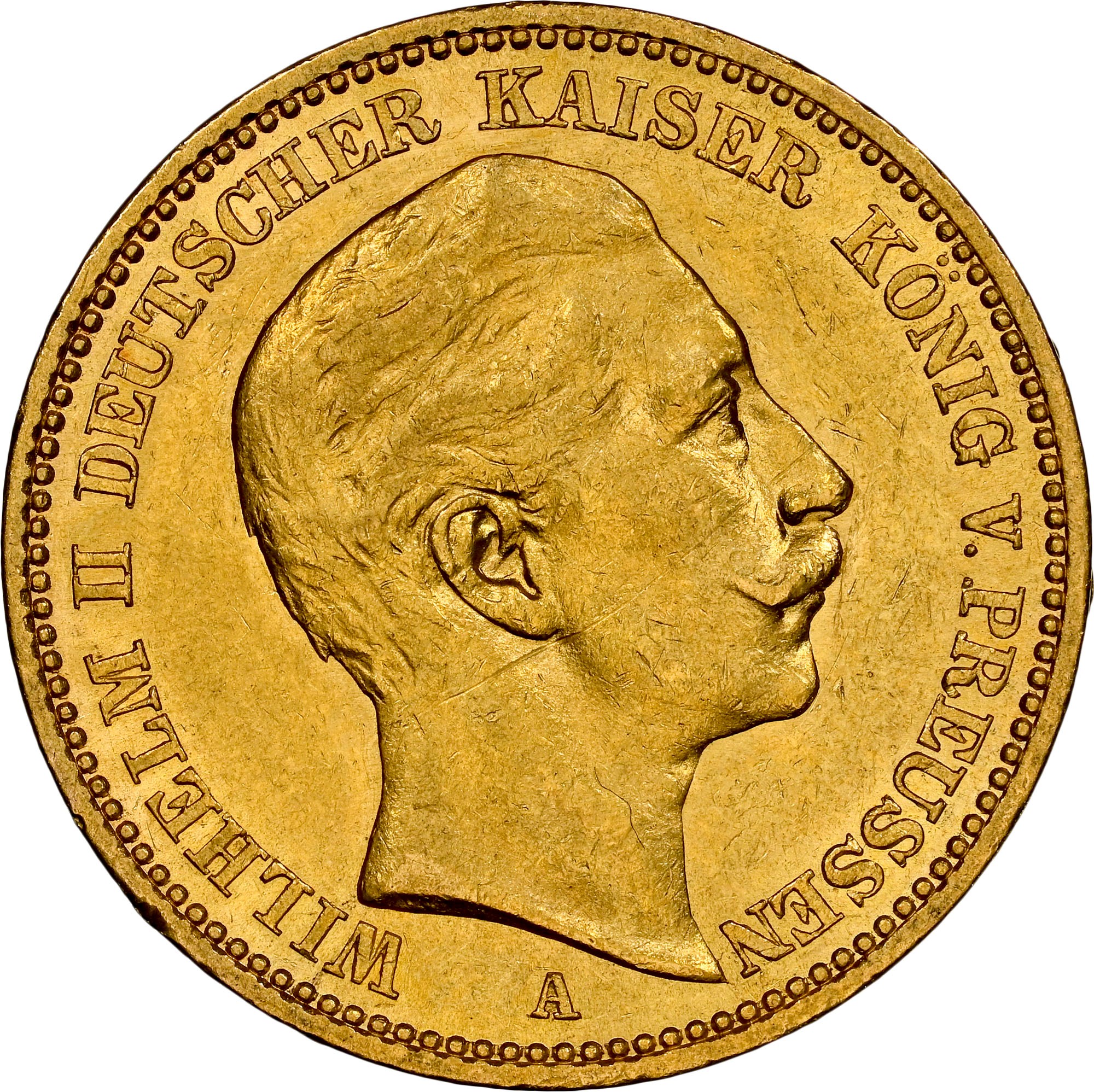 German States PRUSSIA 20 Mark KM 521 Prices & Values | NGC