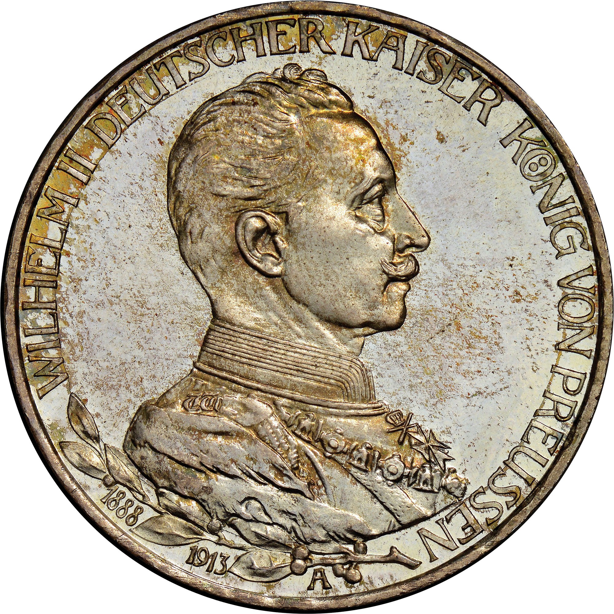 German States PRUSSIA 3 Mark KM 535 Prices & Values | NGC