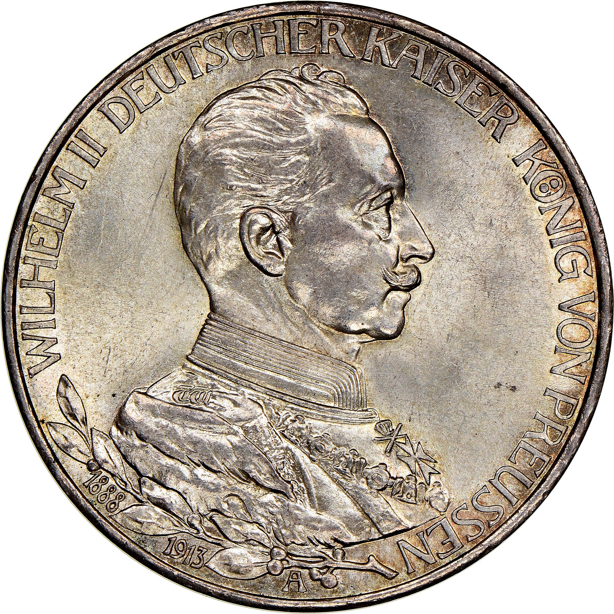 German States PRUSSIA 3 Mark KM 535 Prices & Values | NGC