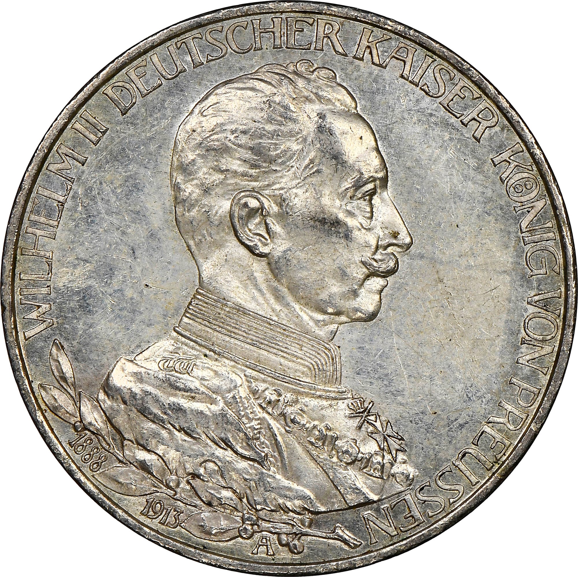 German States PRUSSIA 3 Mark KM 535 Prices & Values | NGC