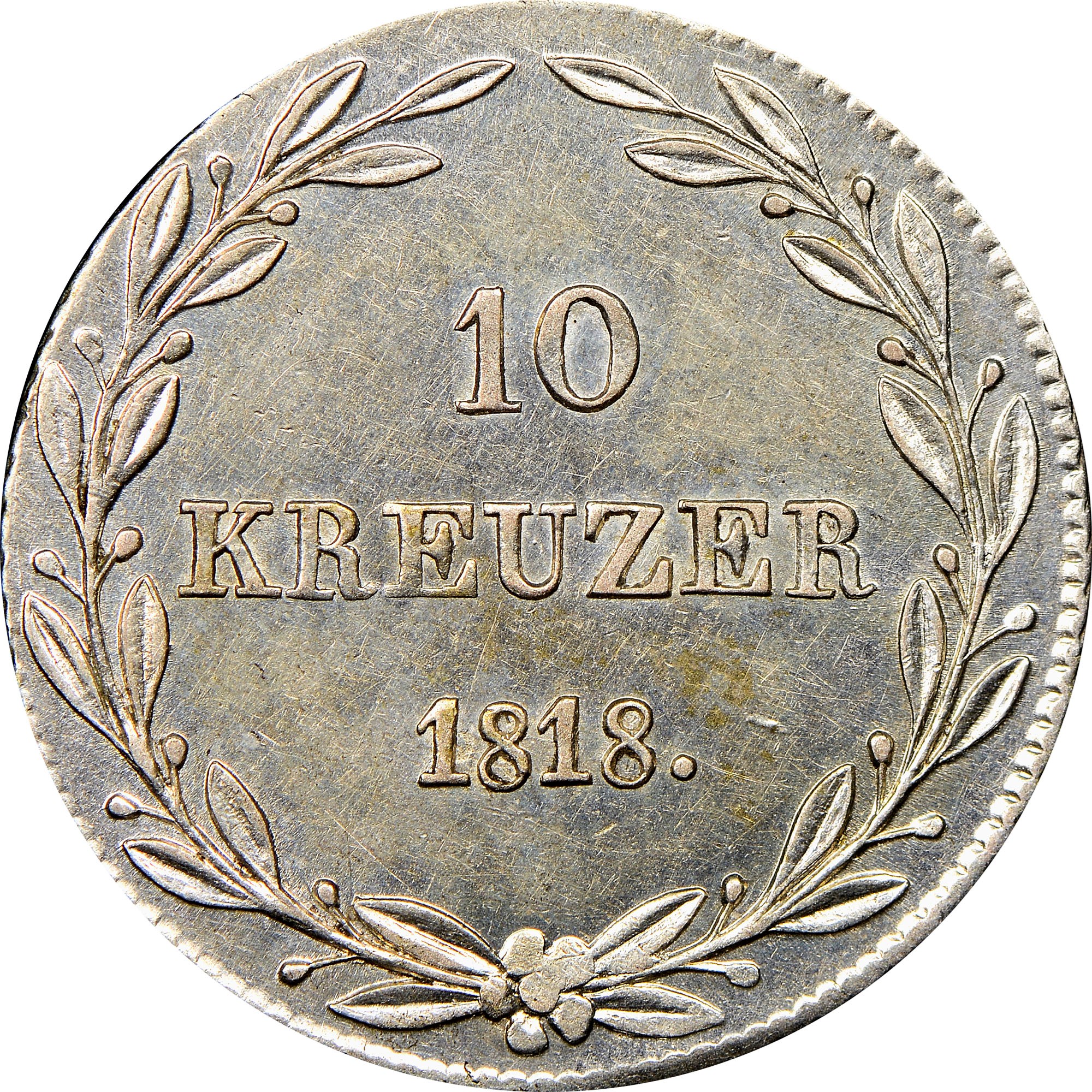 German States WÜRTTEMBERG 10 Kreuzer KM 531 Prices & Values | NGC