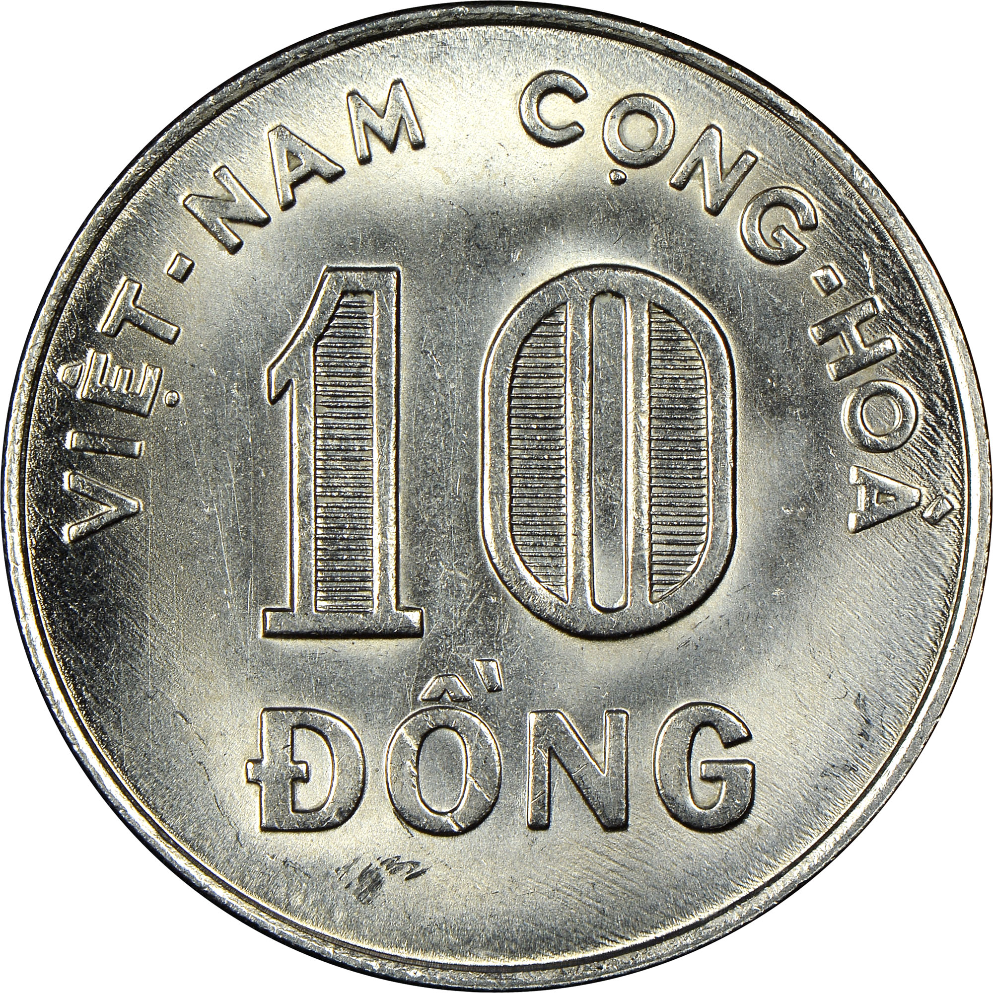 Viet Nam STATE OF SOUTH VIET NAM 10 Dong KM 8a Prices Values NGC