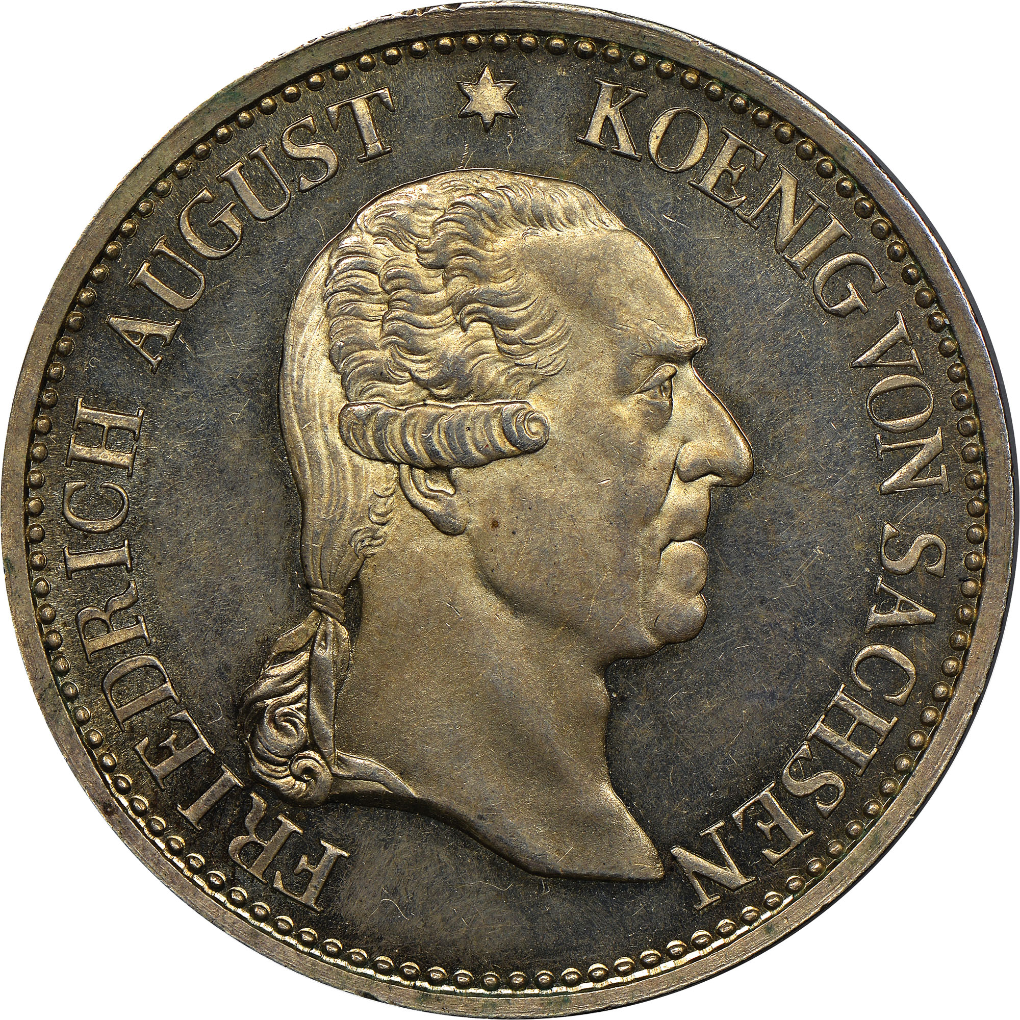German States SAXONY-ALBERTINE Thaler KM 1111.1 Prices & Values | NGC