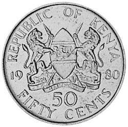 Kenya 50 Cents KM 19 Prices & Values | NGC