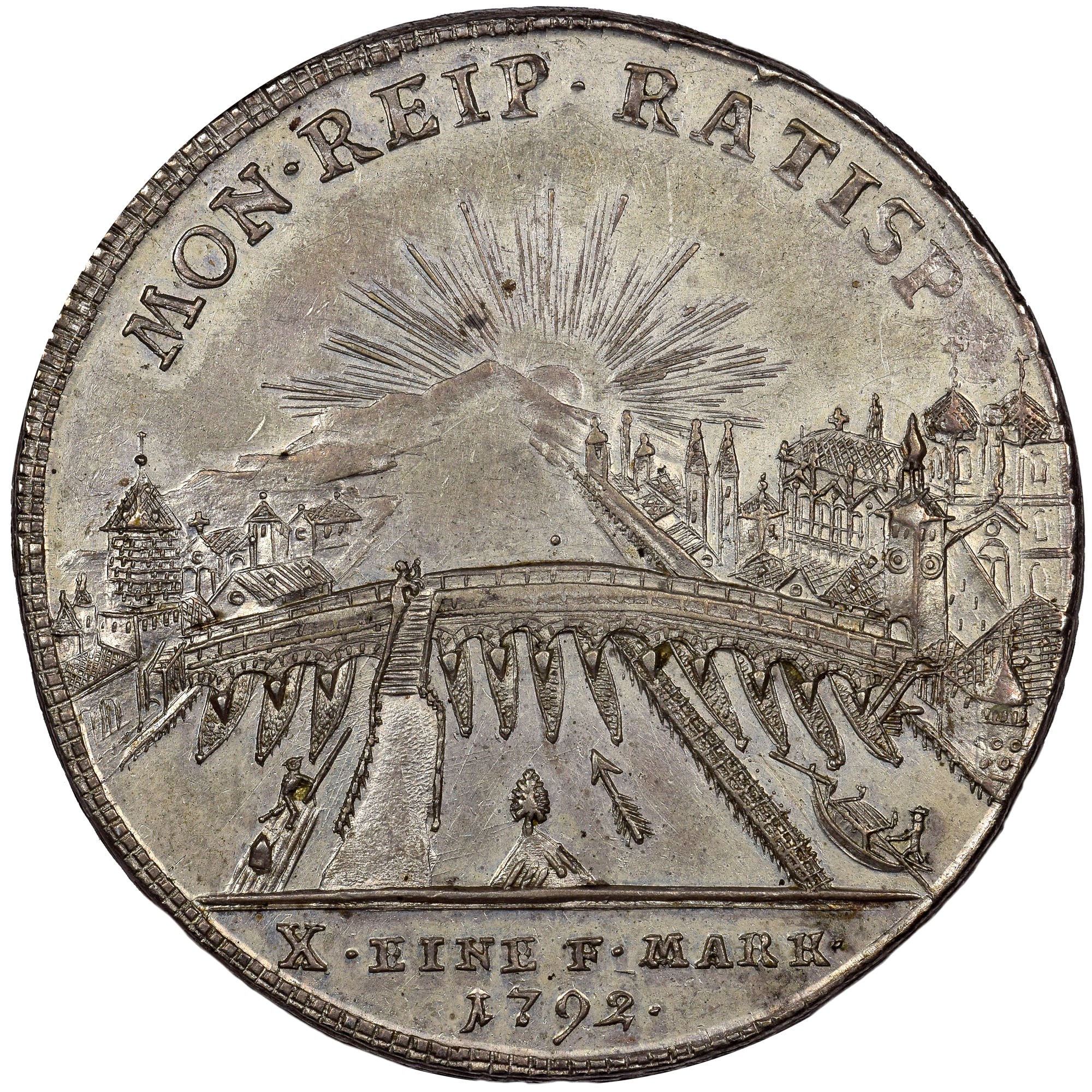 German States REGENSBURG Thaler KM 466 Prices & Values | NGC