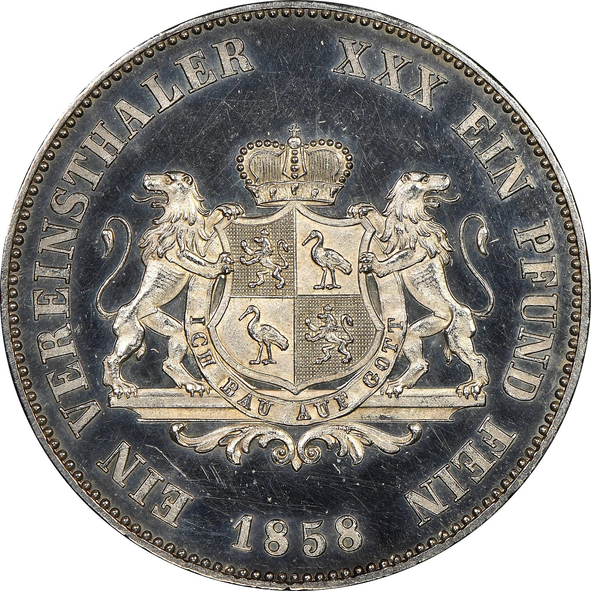 German States REUSS-SCHLEIZ Thaler KM 73 Prices & Values | NGC