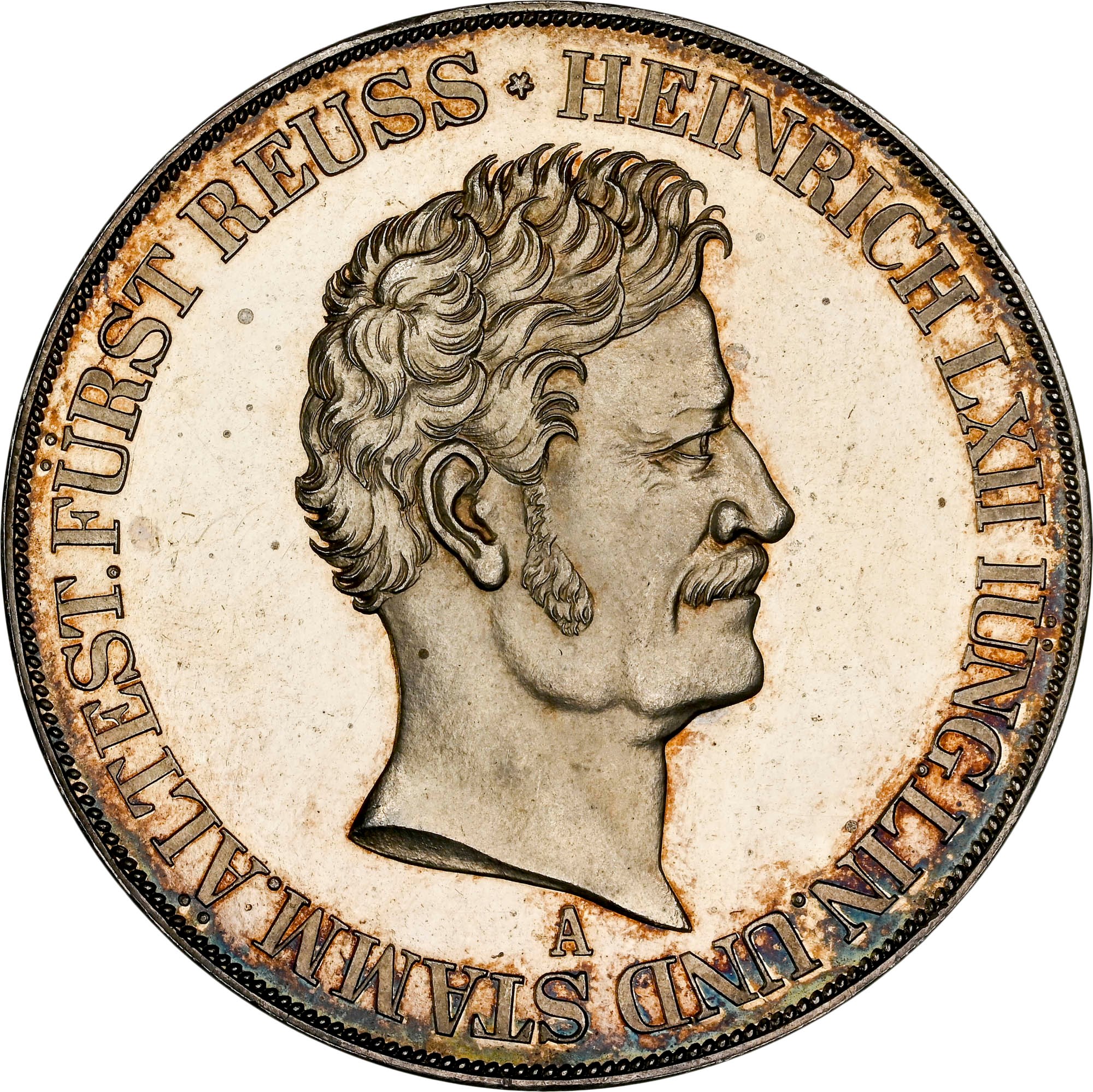 German States REUSS-SCHLEIZ 2 Thaler KM 55 Prices & Values | NGC