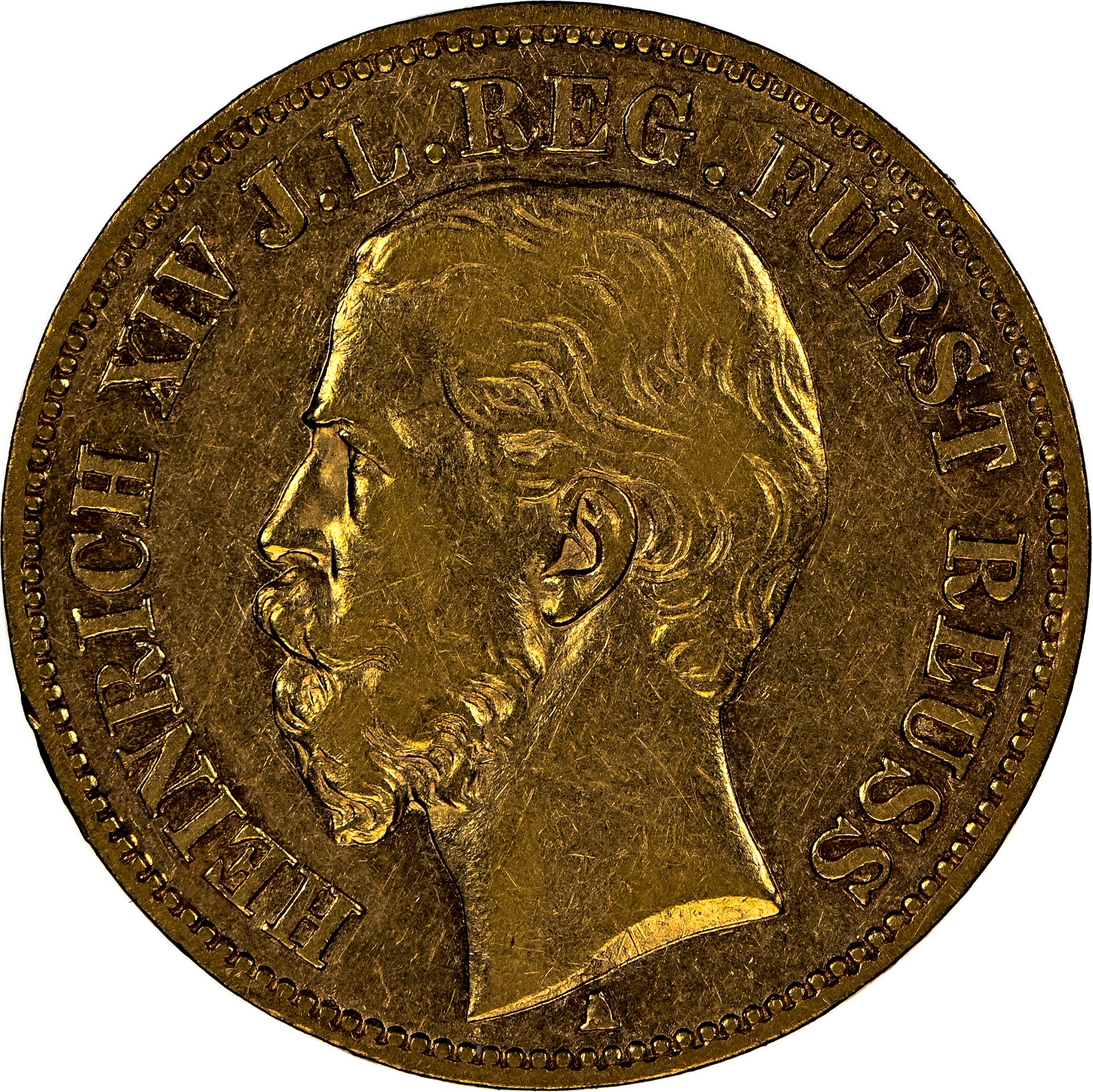 German States REUSS-SCHLEIZ 10 Mark KM 81 Prices & Values | NGC