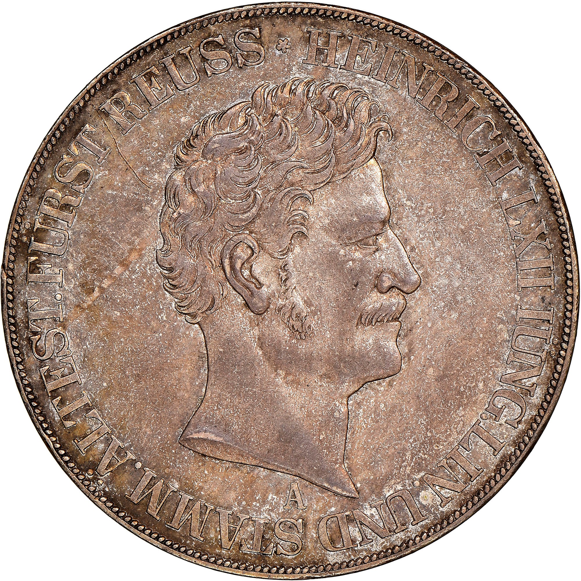 German States REUSS-SCHLEIZ 2 Thaler KM 55 Prices & Values | NGC