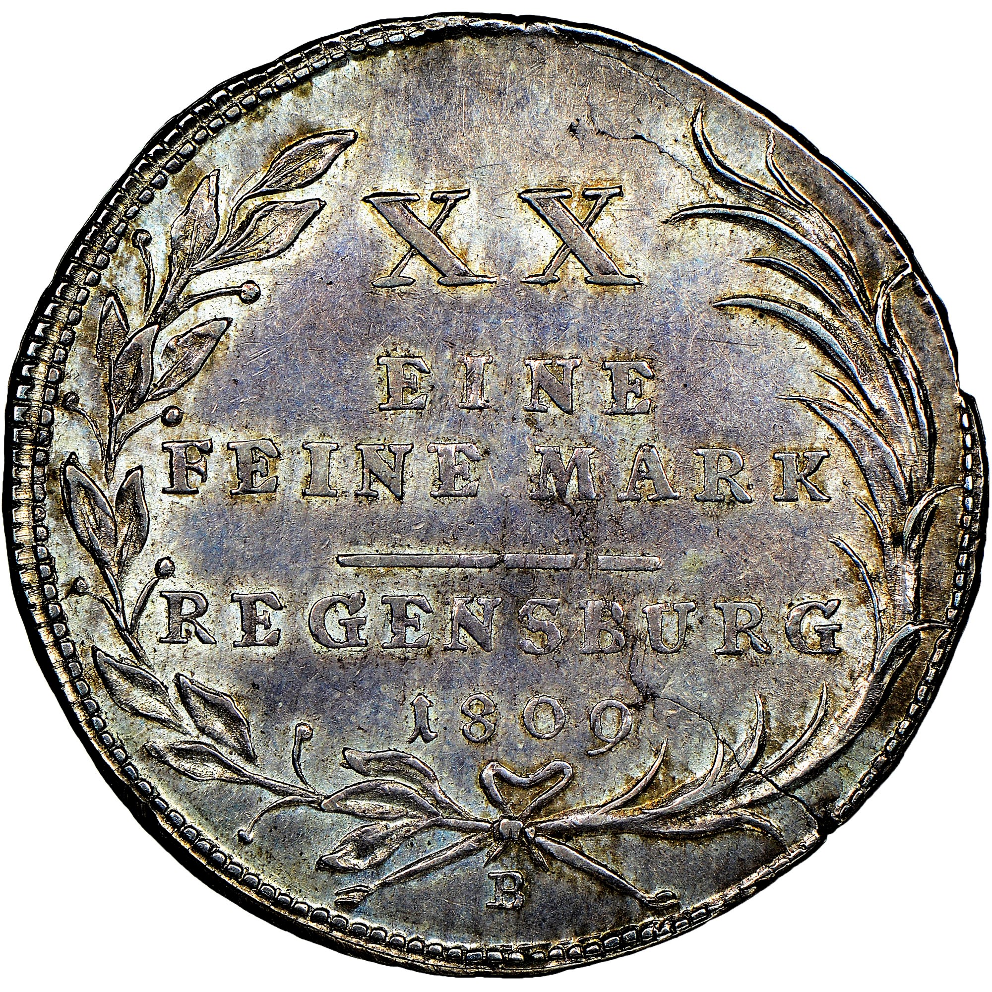 German States RHENISH CONFEDERATION 1/2 Thaler KM 5 Prices & Values