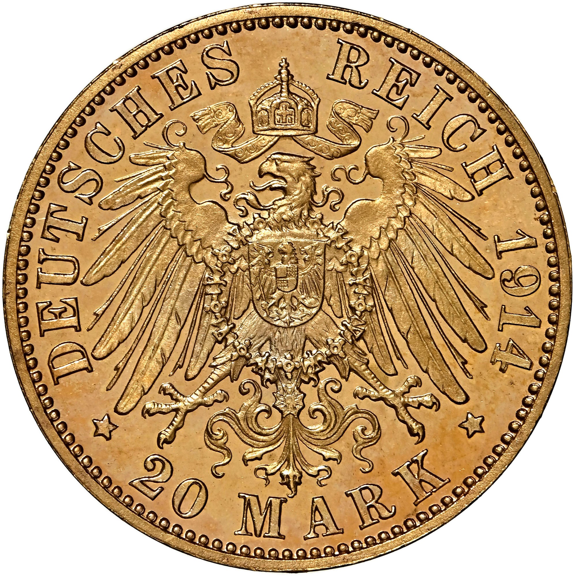 German States SAXE-MEININGEN 20 Mark KM 195 Prices & Values | NGC