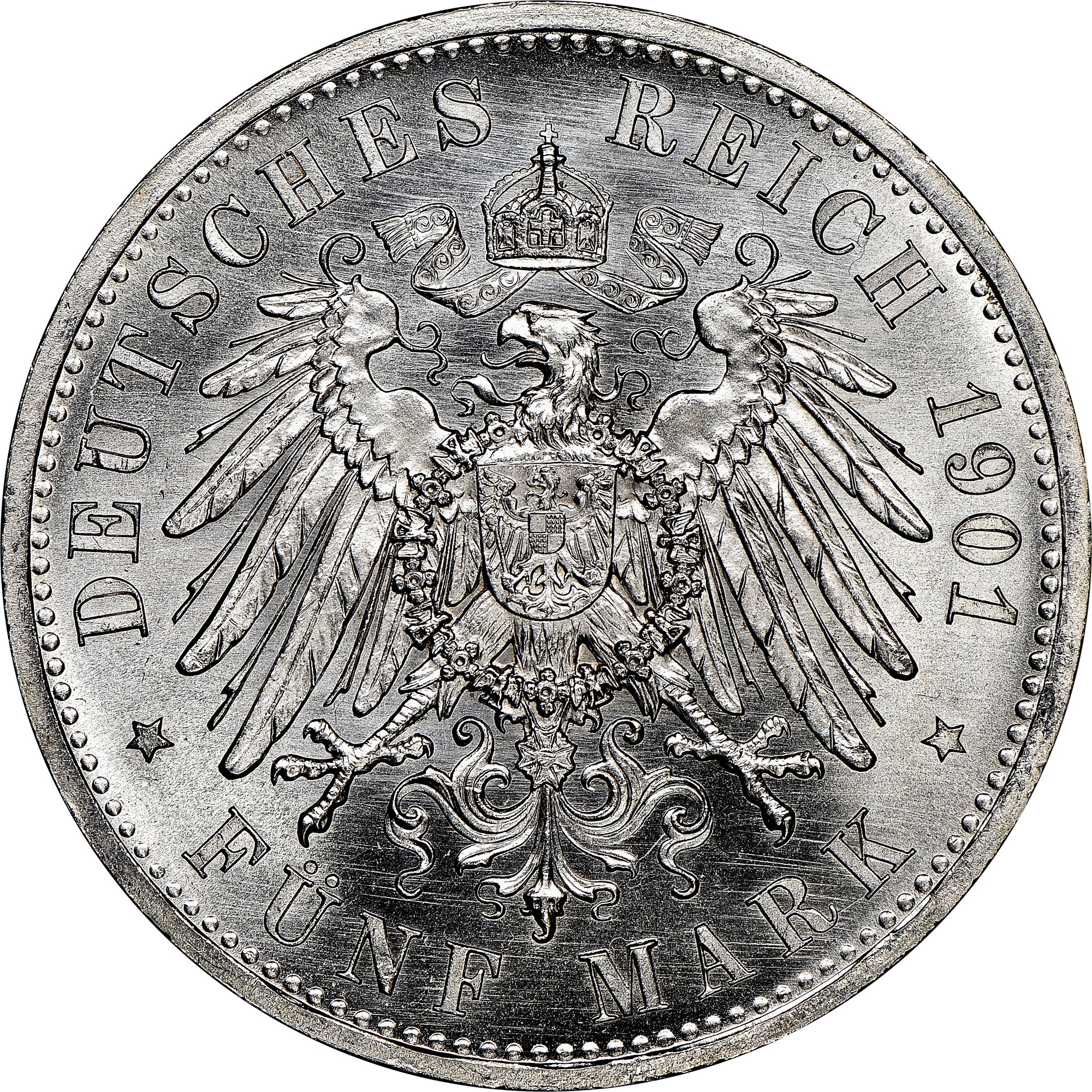 German States SAXE-ALTENBURG 5 Mark KM 38 Prices & Values | NGC