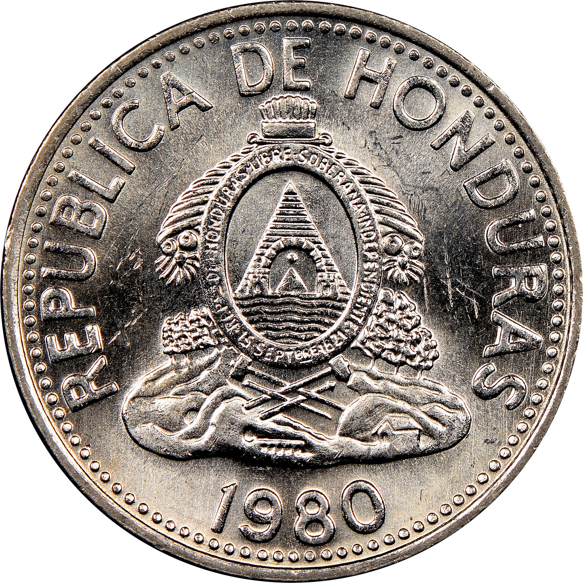 Honduras 5 Centavos KM 72.2 Prices & Values | NGC