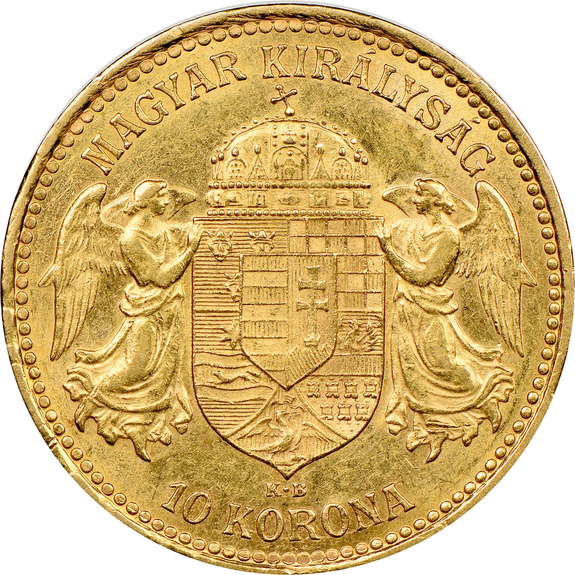 Hungary 10 Korona KM 485 Prices & Values | NGC