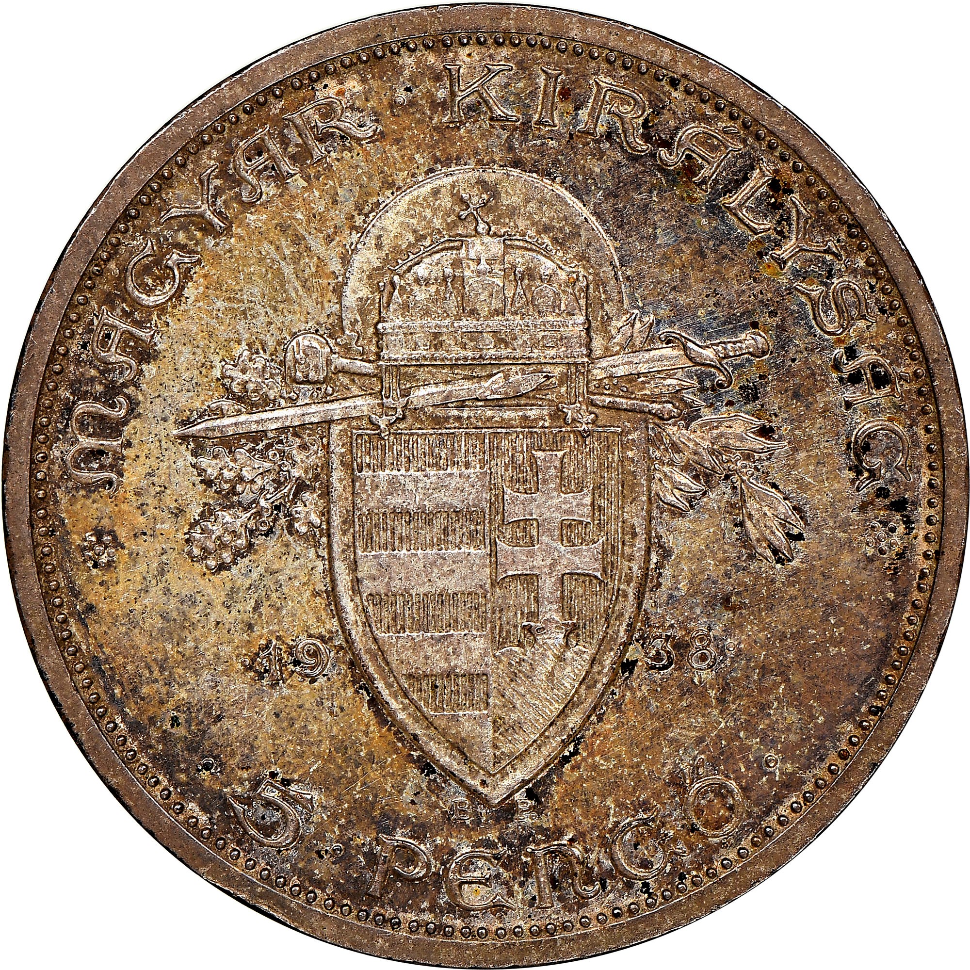 Hungary 5 Pengö KM 516 Prices & Values | NGC