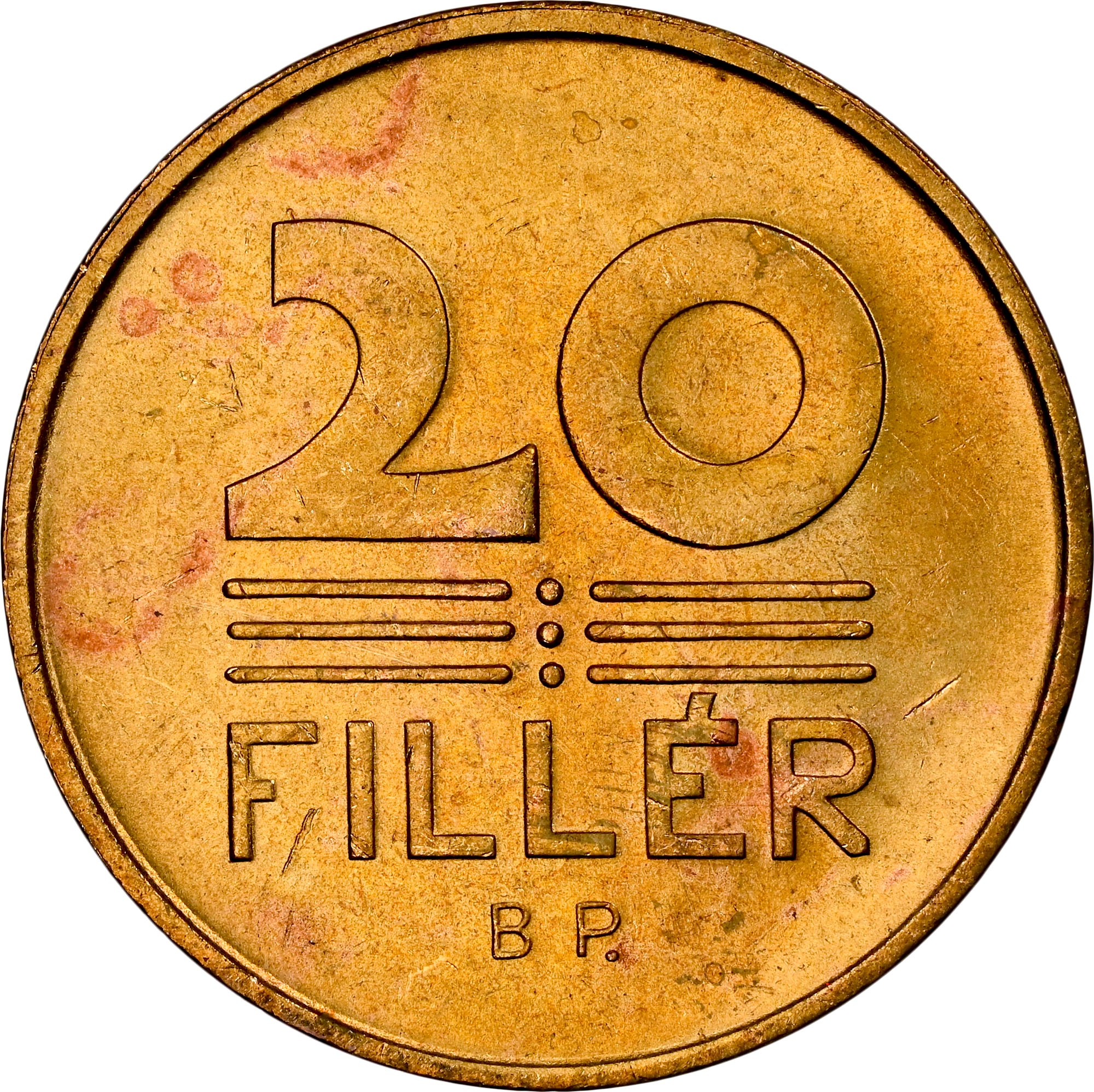 Hungary 20 Fillér KM 531 Prices & Values | NGC