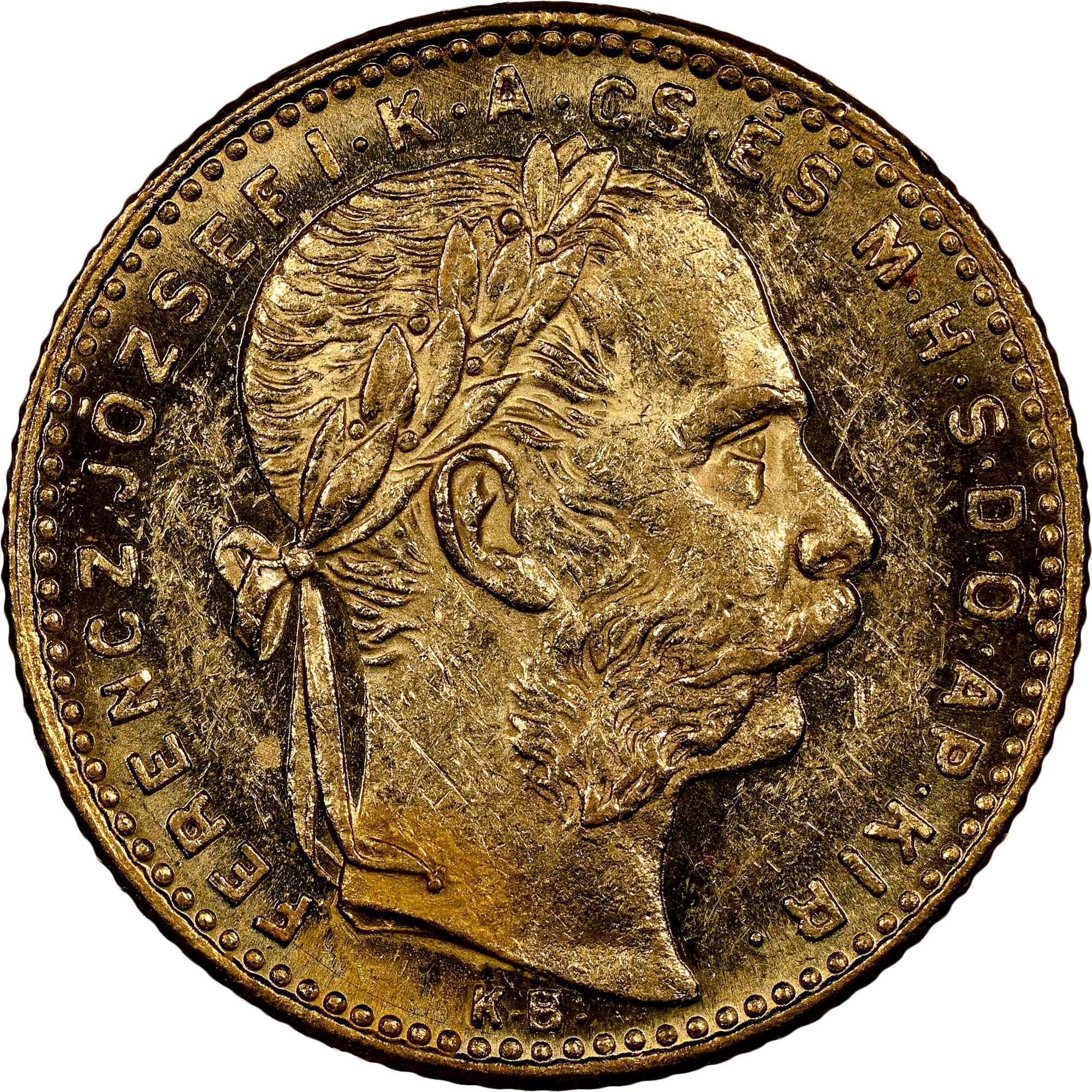 Hungary 8 Forint 20 Francs KM 467 Prices & Values | NGC